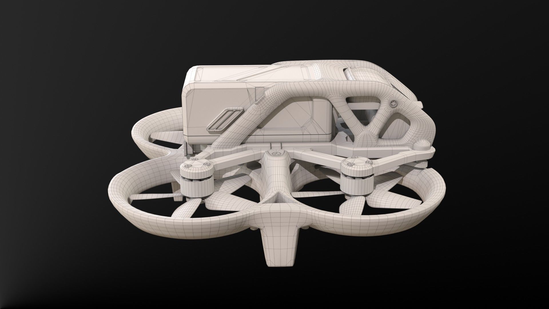 3D model Dji Avata fpv drone VR / AR / low-poly | CGTrader