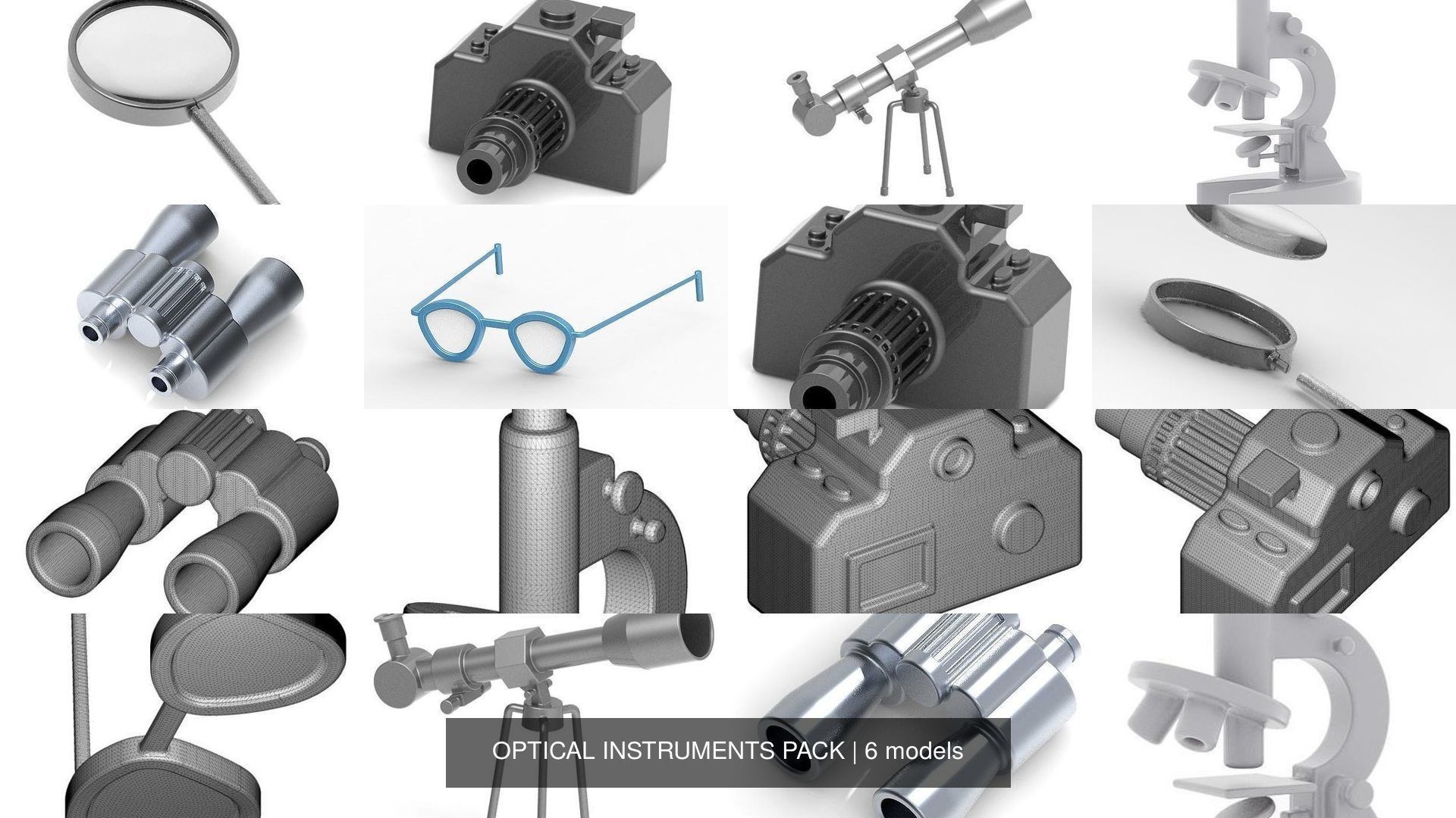 OPTICAL INSTRUMENTS PACK 3D Model Collection 3D printable | CGTrader