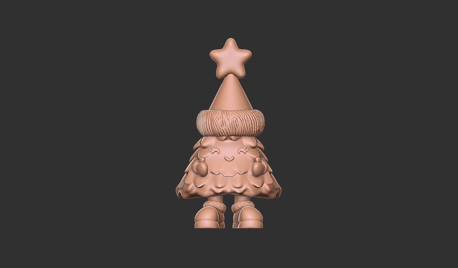 cute christmas tree 3d printable toy 3D model 3D printable | CGTrader