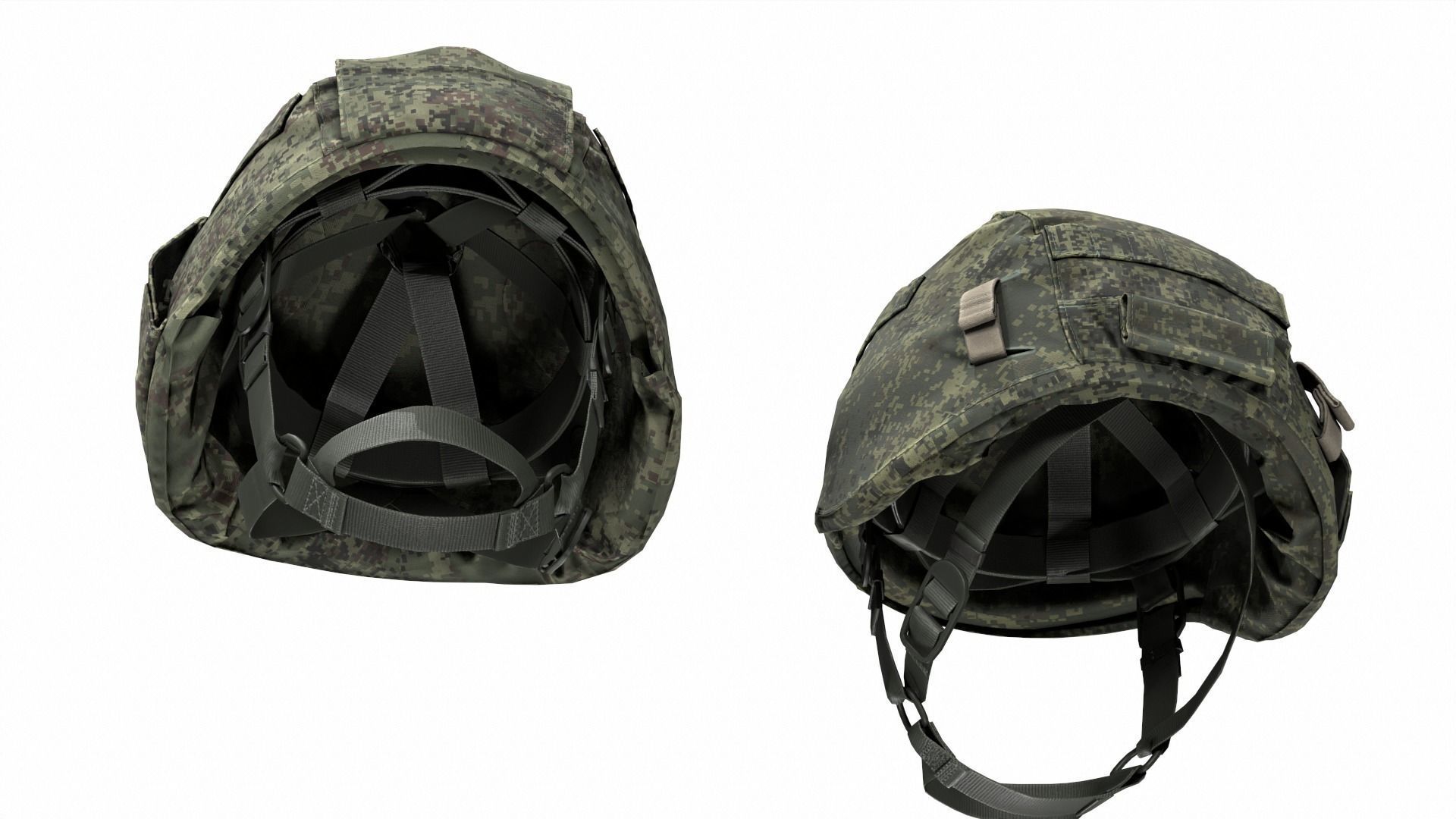 3D model Russian 6B47 Ratnik Helmet with Cover VR / AR / low-poly ...