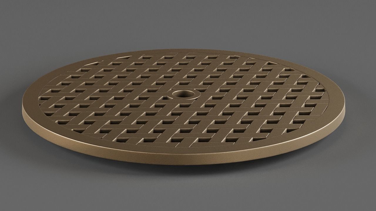 Bronze Lazy Susan 3D model | CGTrader