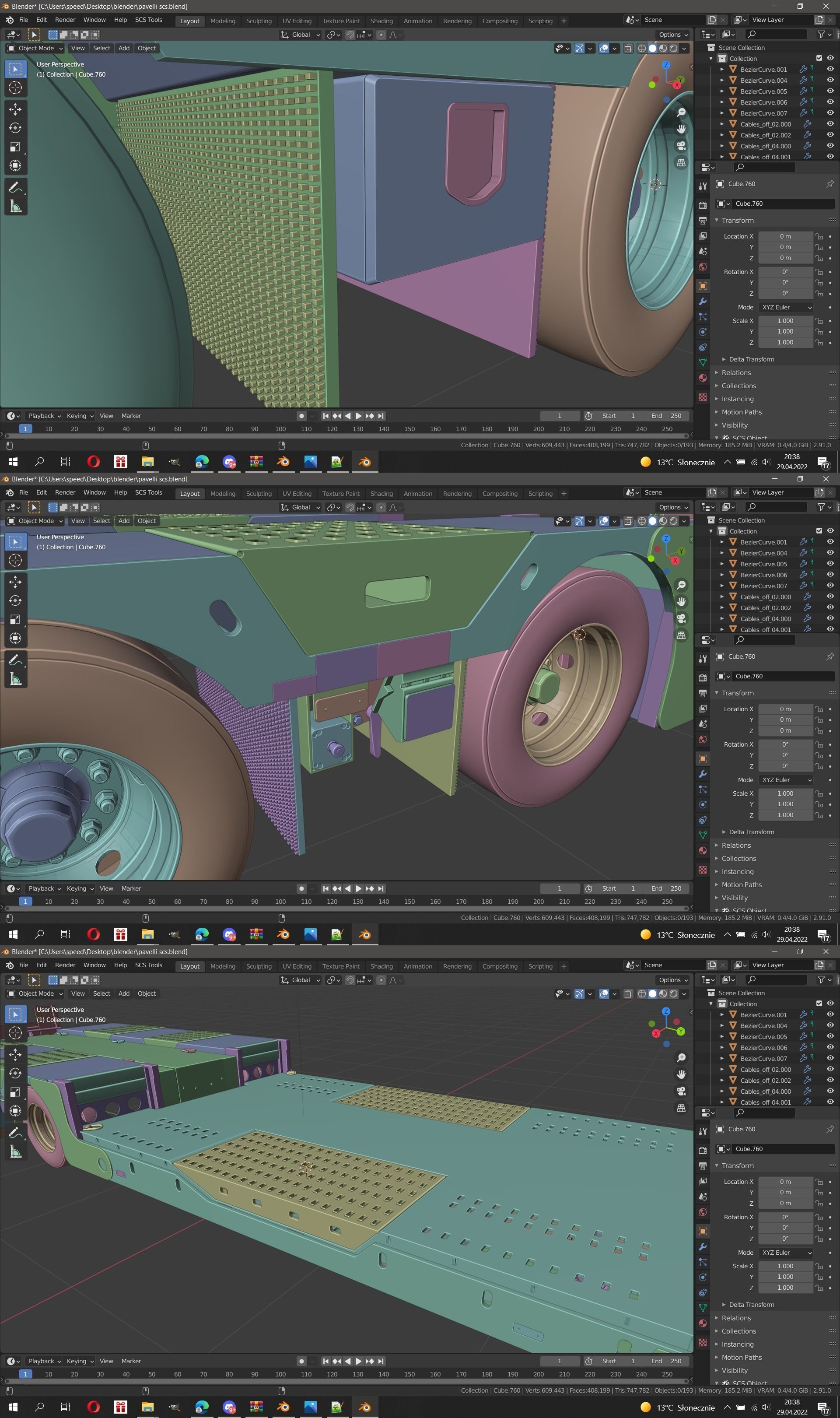 Pavelli STV Strong 3D model | CGTrader