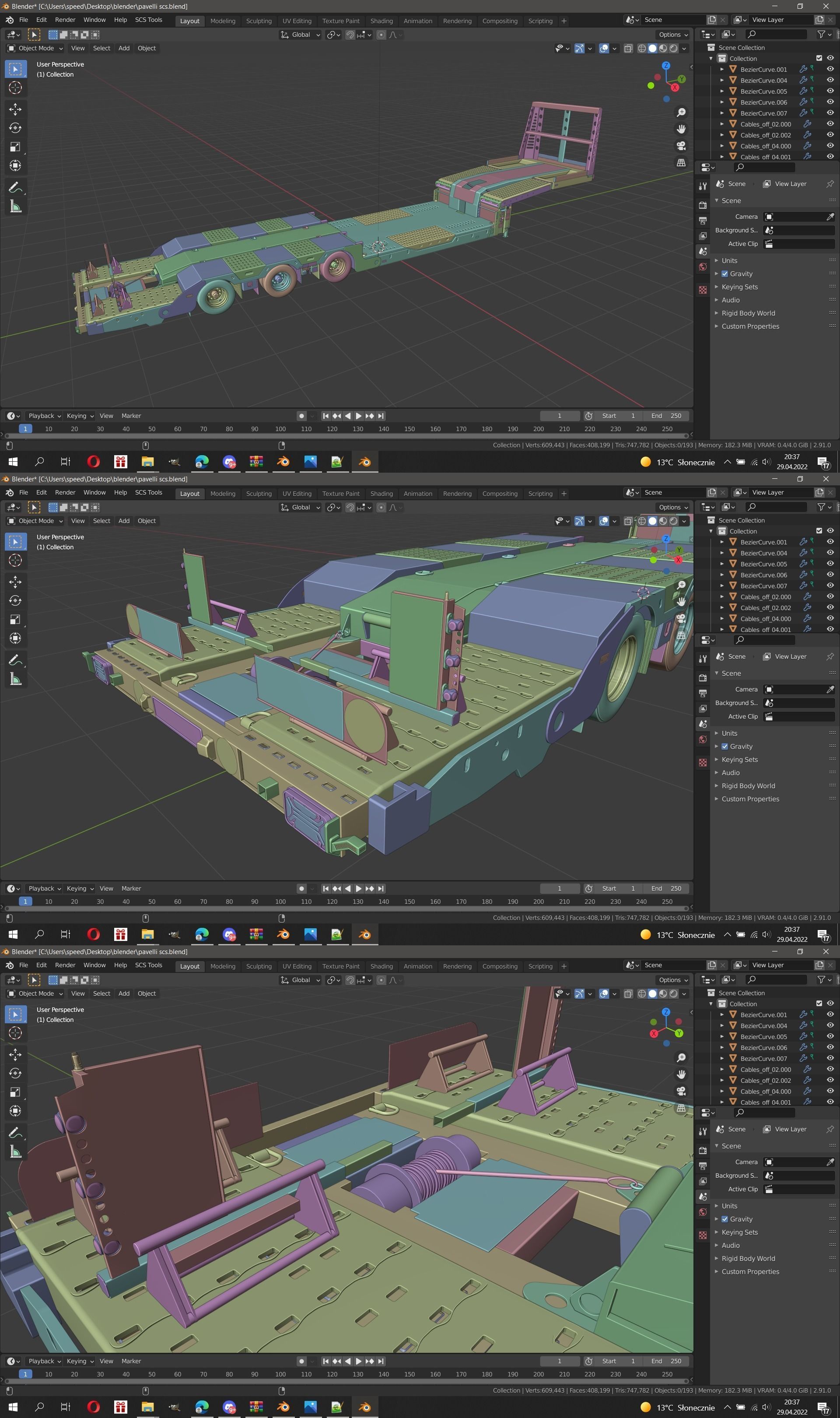 Pavelli STV Strong 3D model | CGTrader