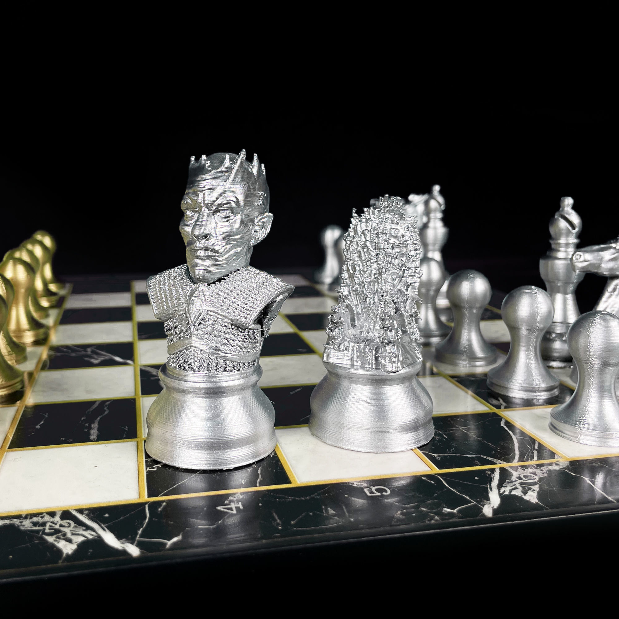 Game Of Thrones Characters Chess Set 3D model 3D printable | CGTrader