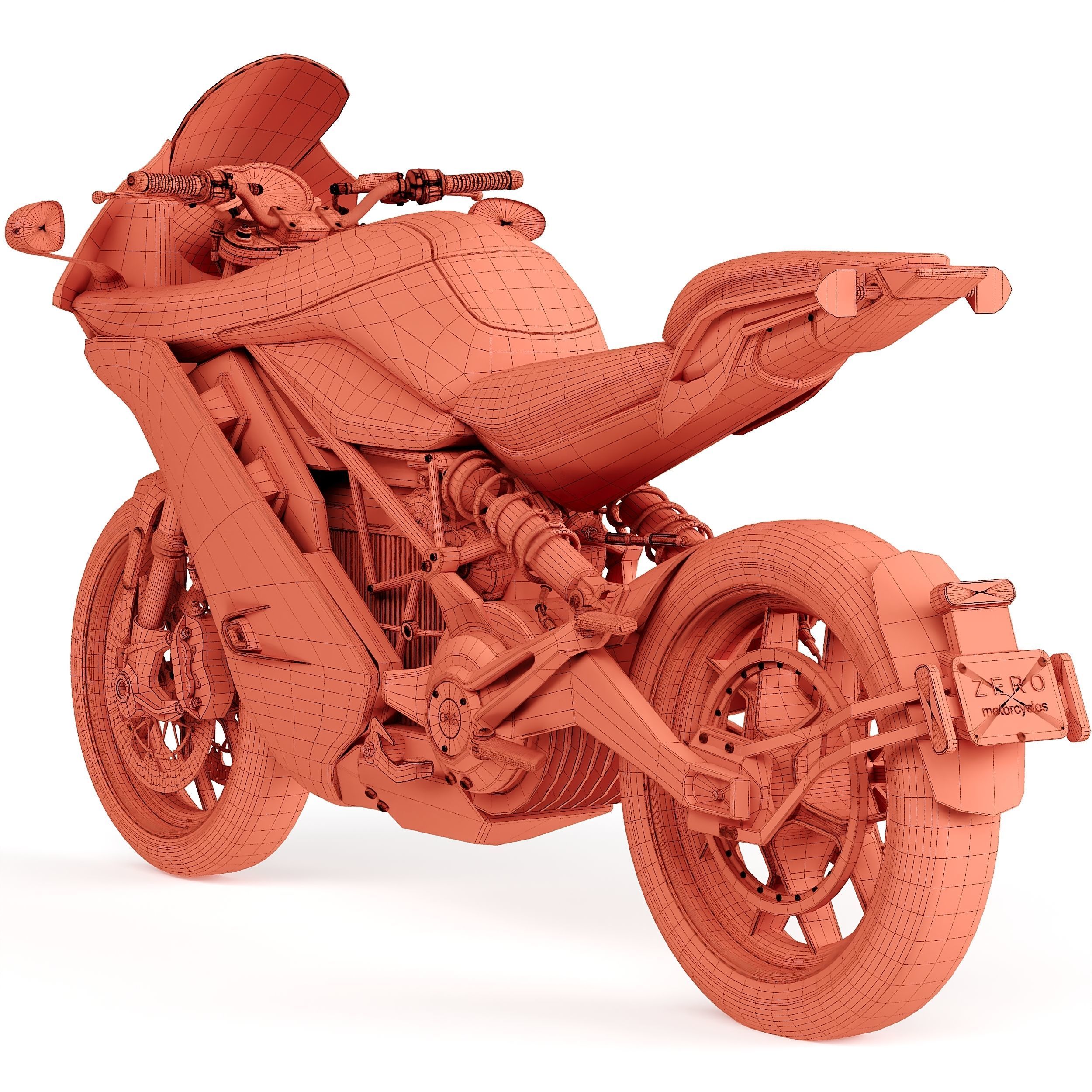 3D model Zero Motorcycle VR / AR / low-poly | CGTrader