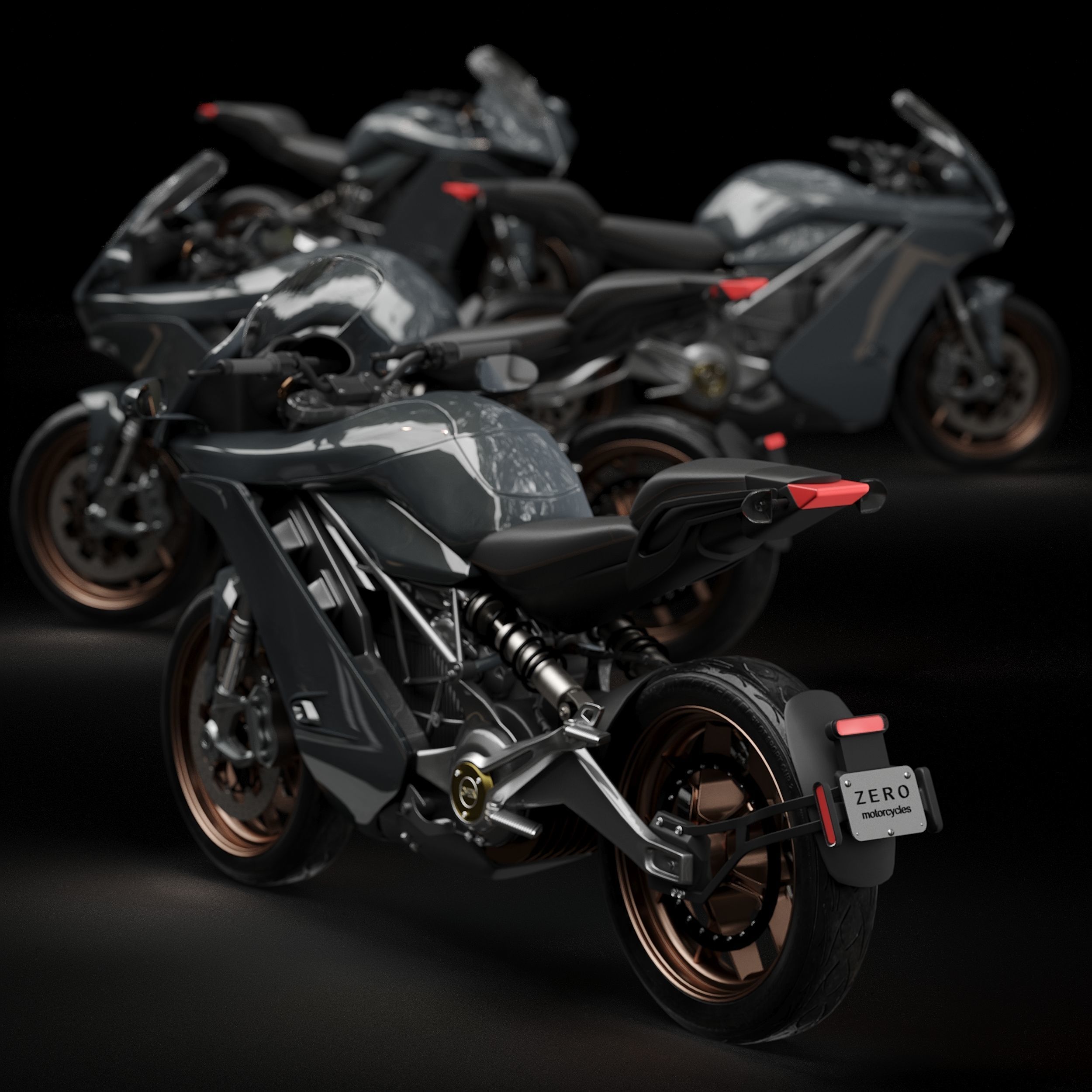 3D model Zero Motorcycle VR / AR / low-poly | CGTrader