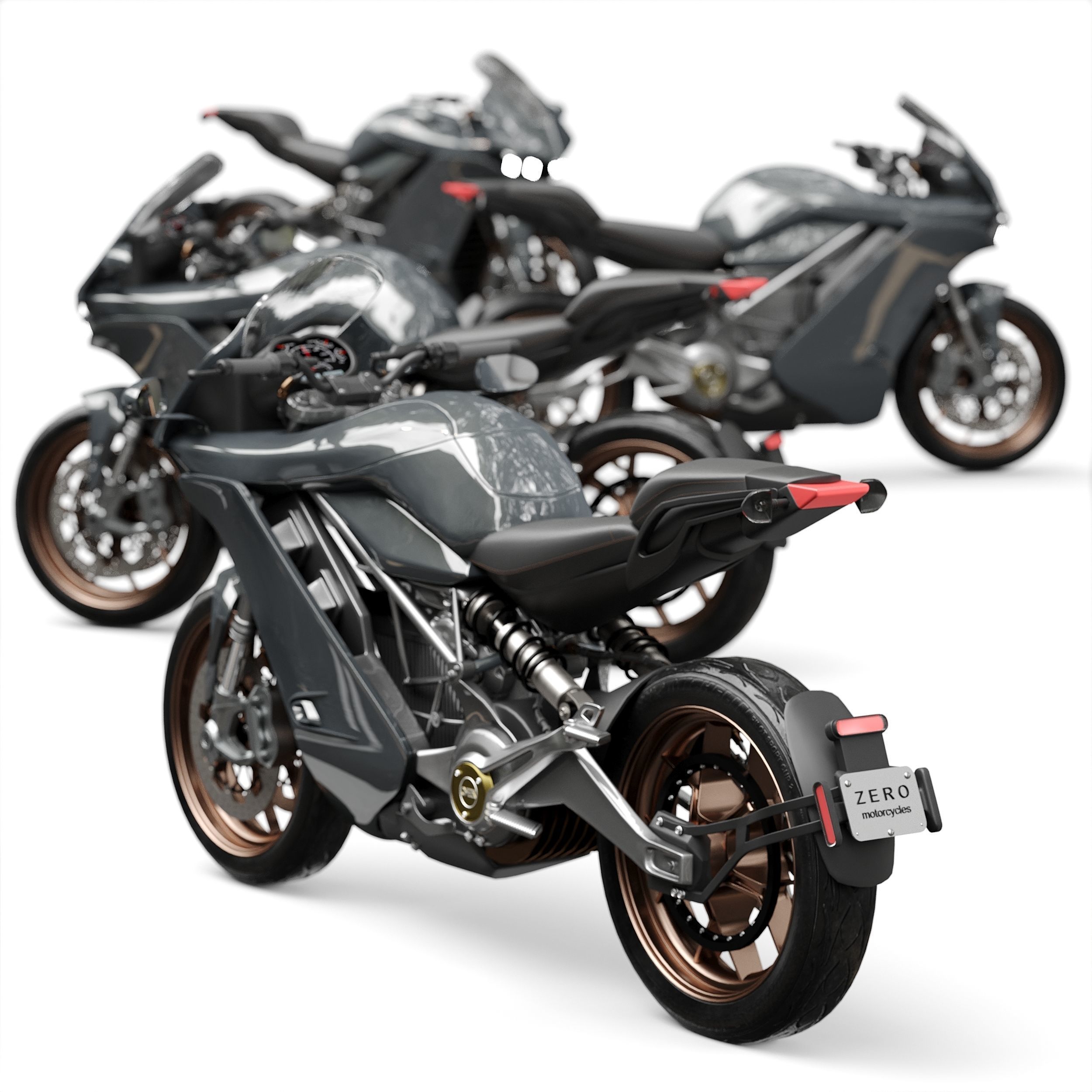 3D model Zero Motorcycle VR / AR / low-poly | CGTrader