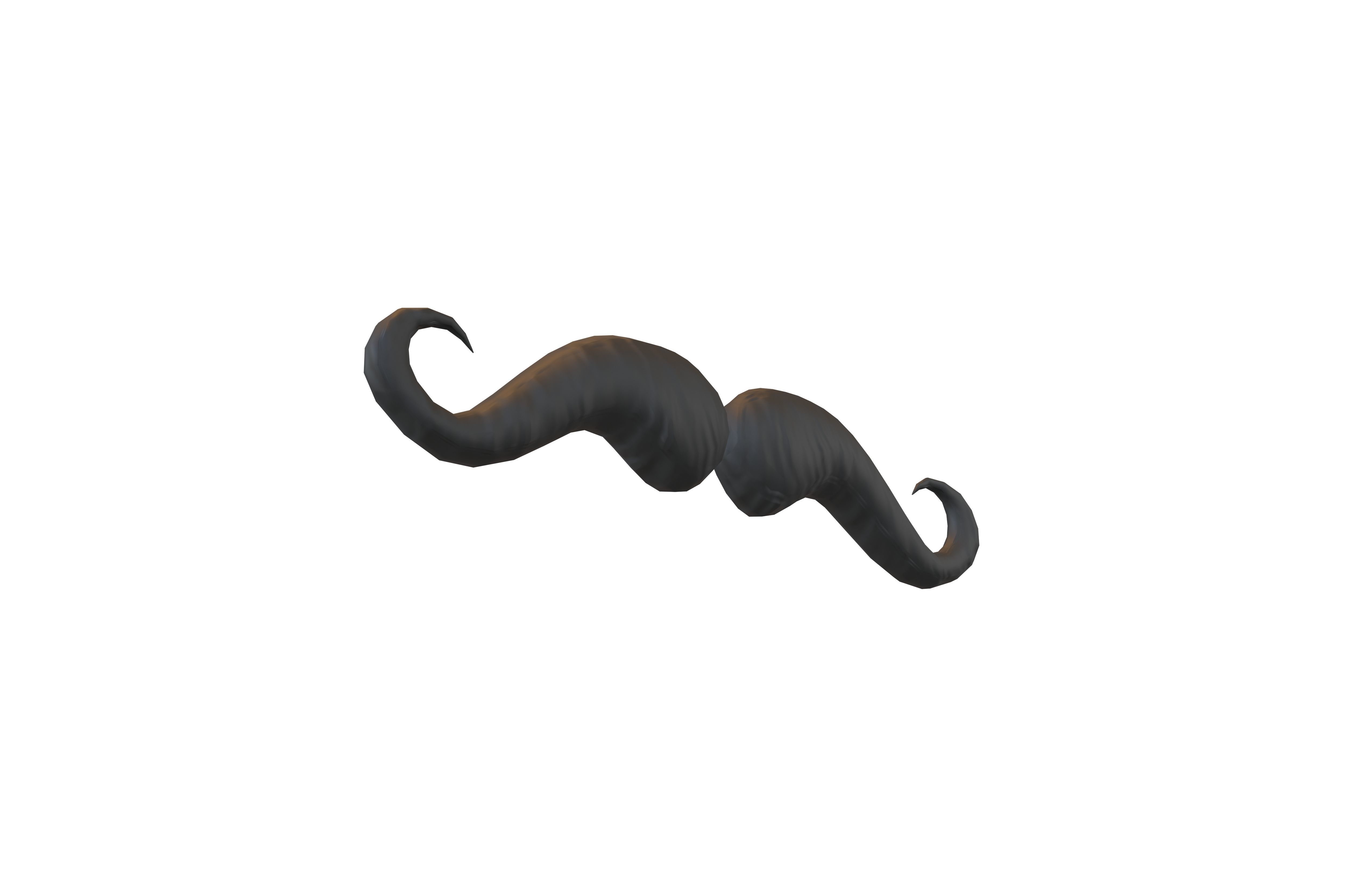 3D model Cartoon Mustache v7 001 VR / AR / low-poly | CGTrader