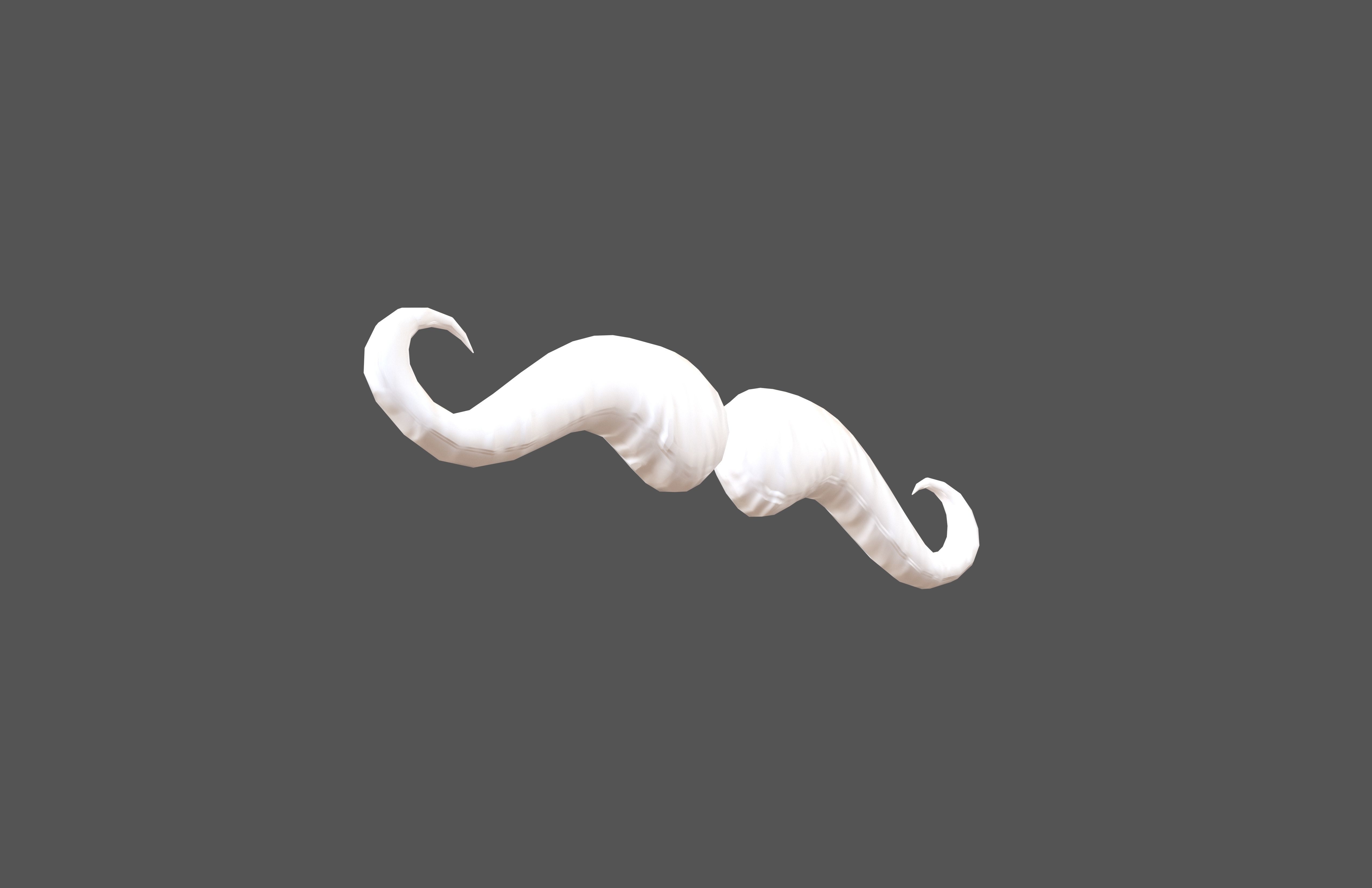 3D model Cartoon Mustache v7 006 VR / AR / low-poly | CGTrader