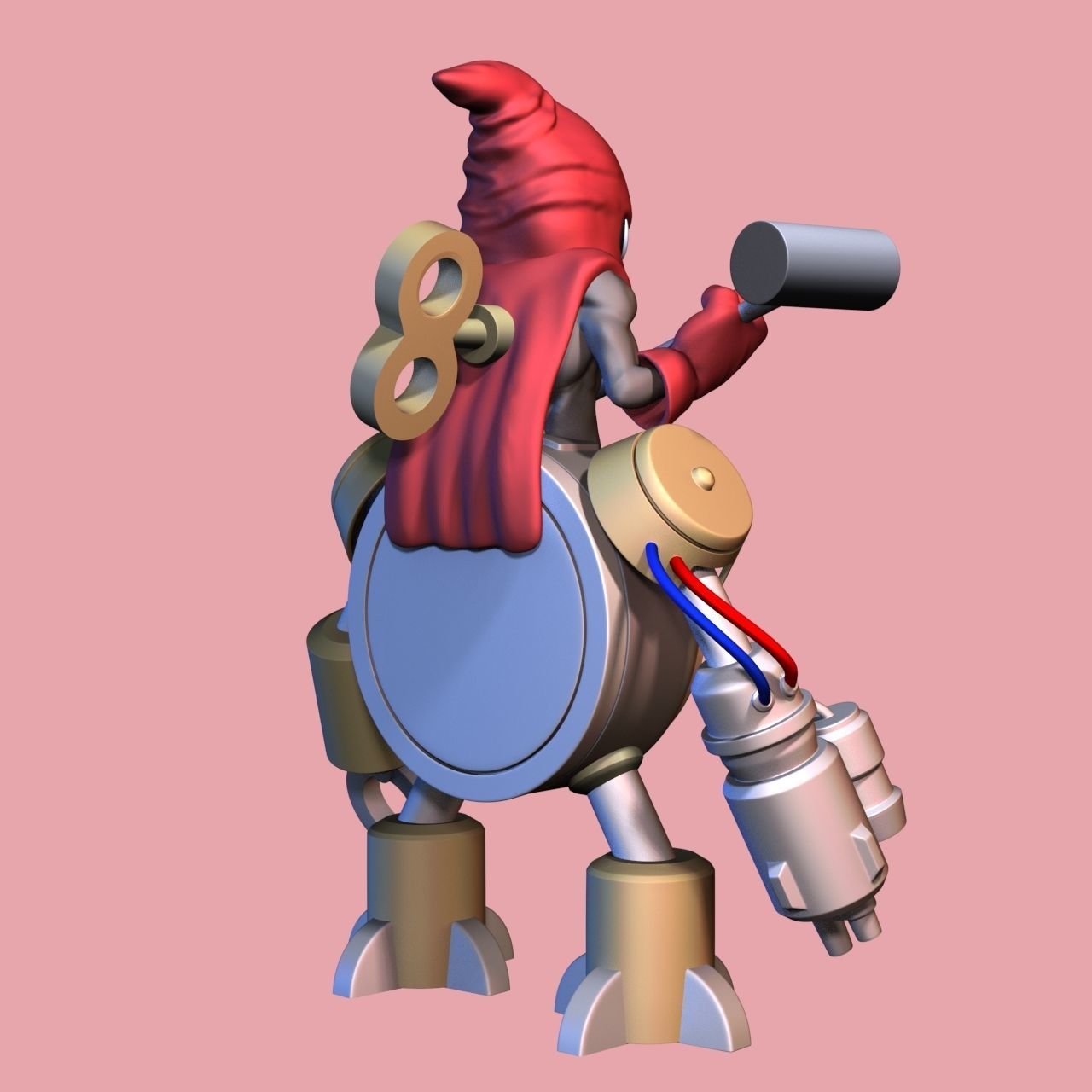 Digimon Clockmon Fan Art 3D model 3D printable | CGTrader