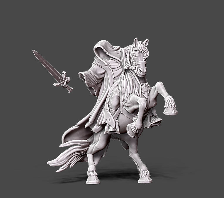 wraith rider - 35 mm scale 3D model 3D printable | CGTrader