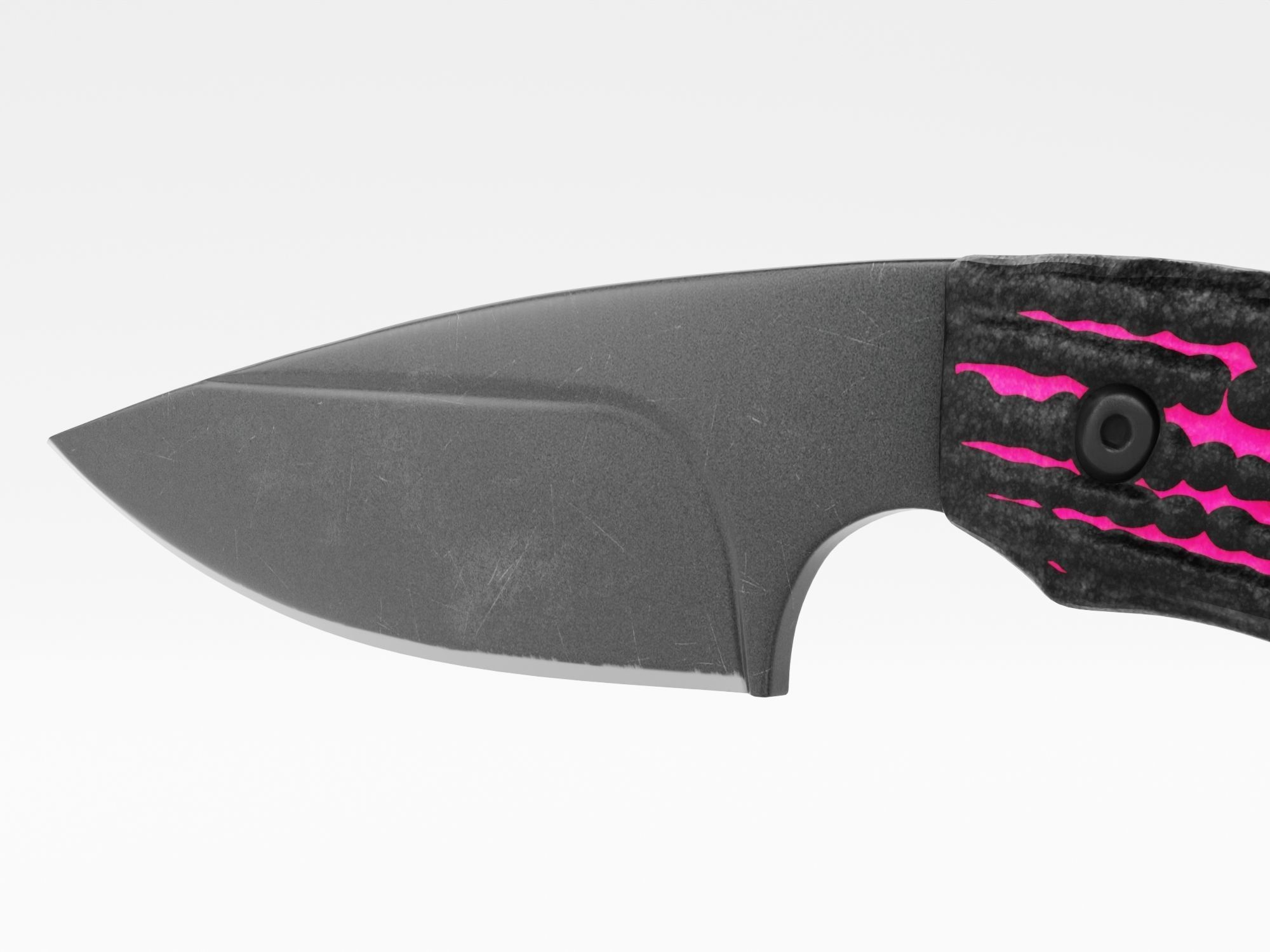 3D model Tactical Combat Knife - Military - Karambit Style 01 Pink VR ...