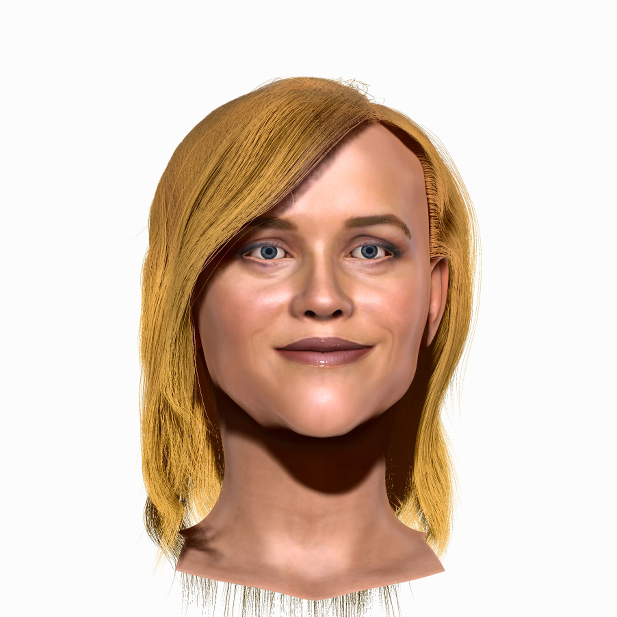 Reese Witherspoon ZBrush 3D model only the head 3D model | CGTrader