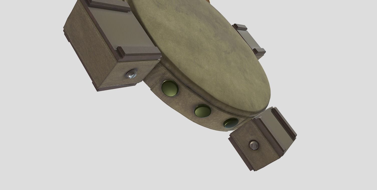 3D model WW2 Japanese Type 99 Anti-tank Mine Hako-Baku-Rai VR / AR ...