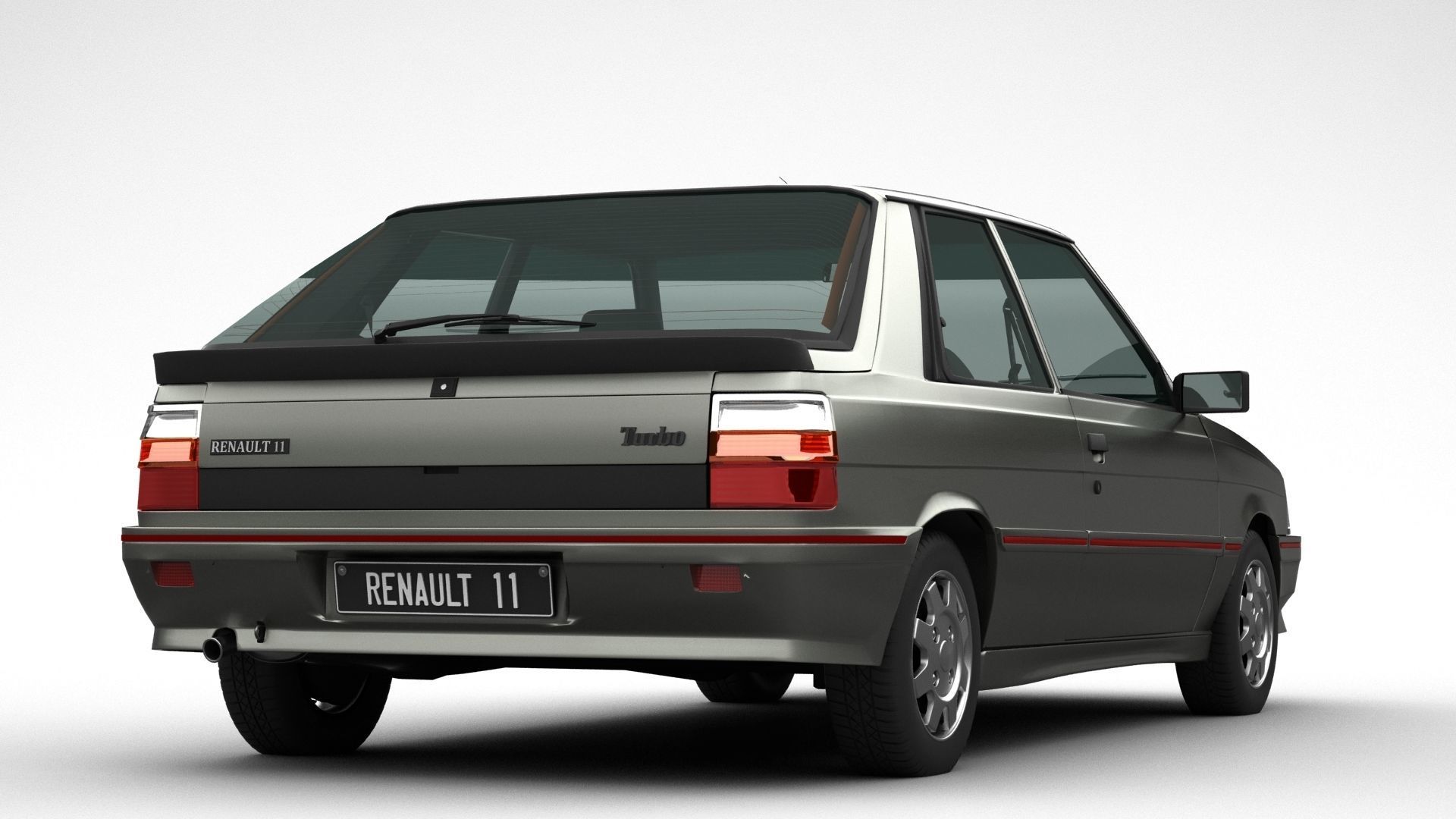 Renault 11 Turbo Coupe 3D model | CGTrader