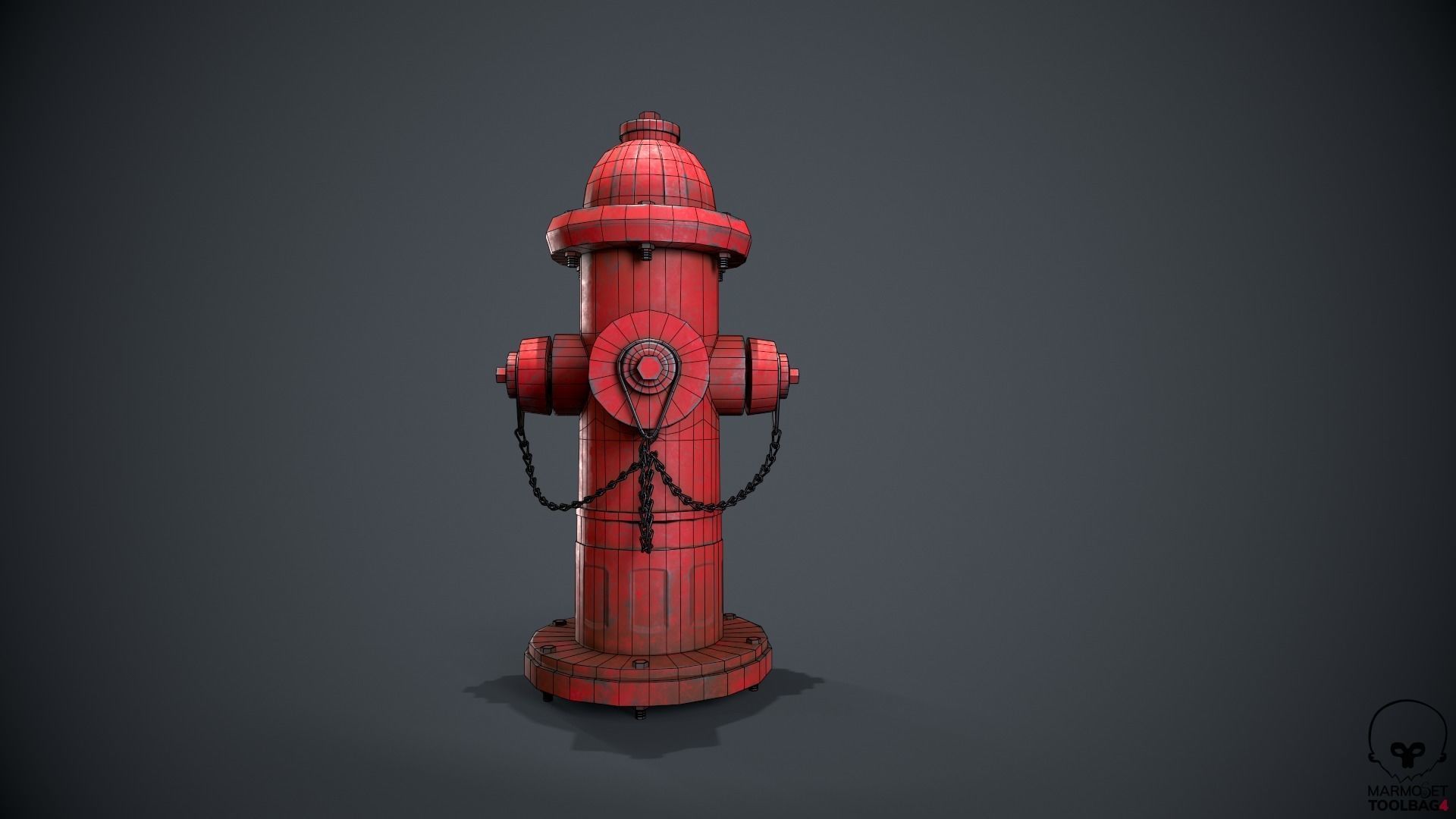 Game ready realistic and low poly fire hydrant 3D model | CGTrader