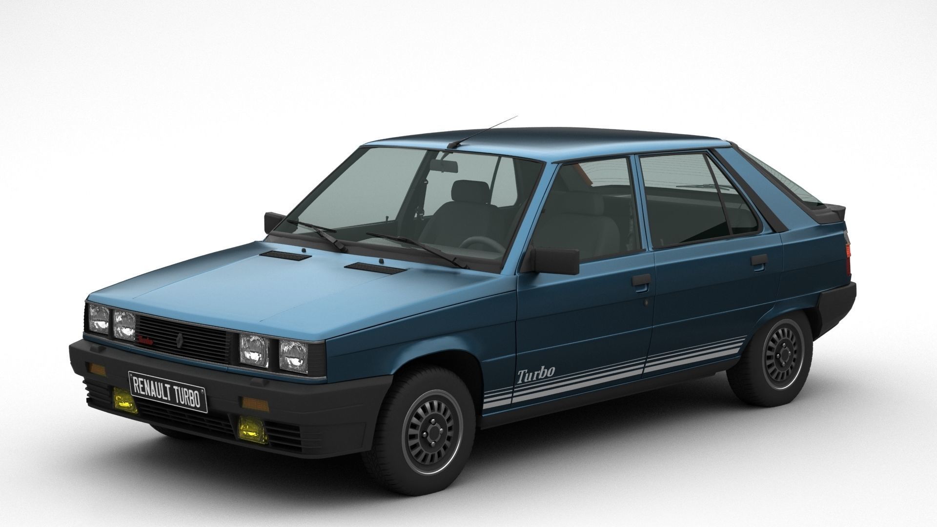 Renault 11 Turbo 1986 3D model | CGTrader