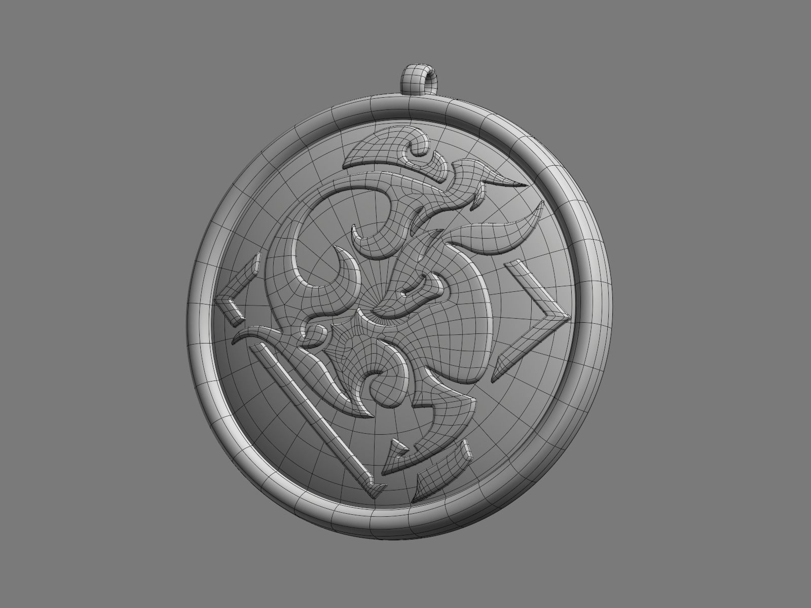 Genshin Impact Ganyu Emblem pendant 3D model 3D printable | CGTrader