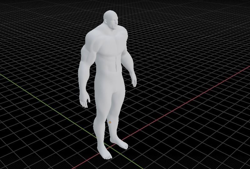 3D model ULTRA BODY BUILT MAN FIGURE - AR - VR - GAME DEVELOPMENT VR ...