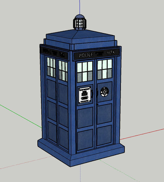 3D model Tardis doctor who VR / AR / low-poly | CGTrader