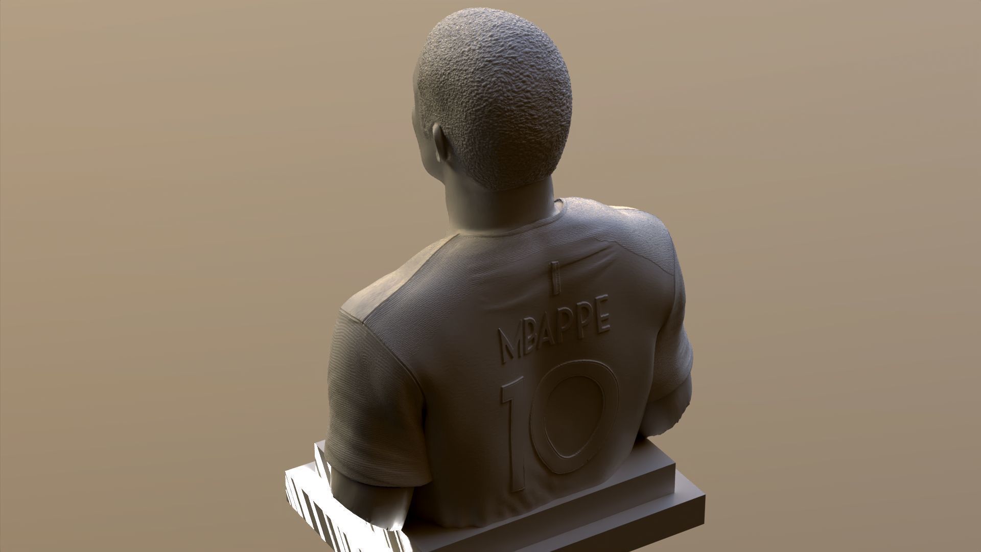 Kylian Mbappe Printable 3D model 3D printable | CGTrader