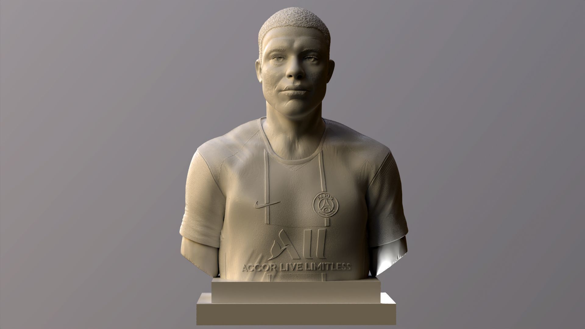 Kylian Mbappe Printable 3D model 3D printable | CGTrader