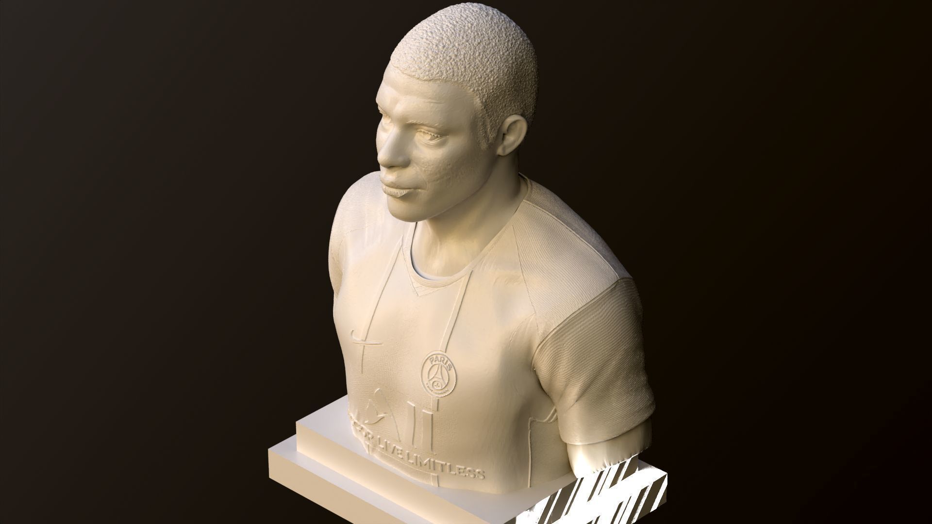 Kylian Mbappe Printable 3D model 3D printable | CGTrader