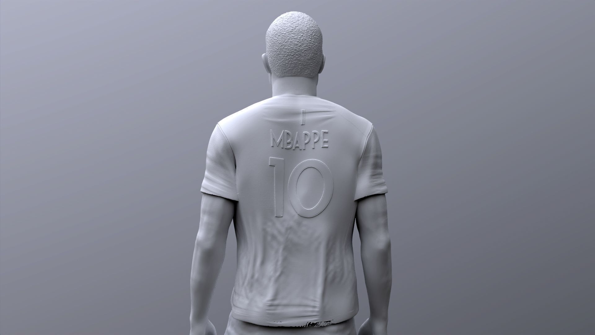 Kylian Mbappe Printable 3D model 3D printable | CGTrader