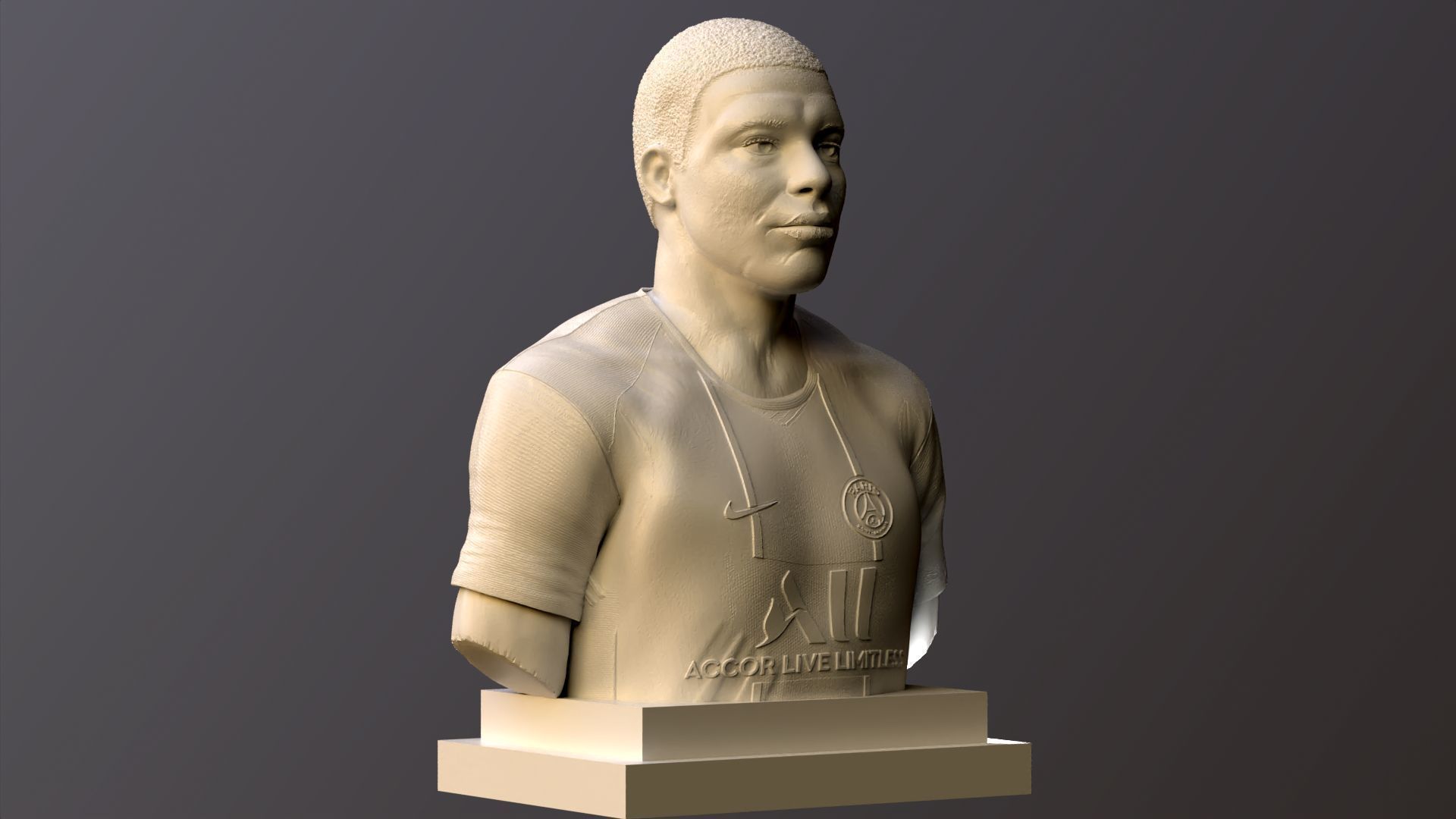 Kylian Mbappe Printable 3D model 3D printable | CGTrader
