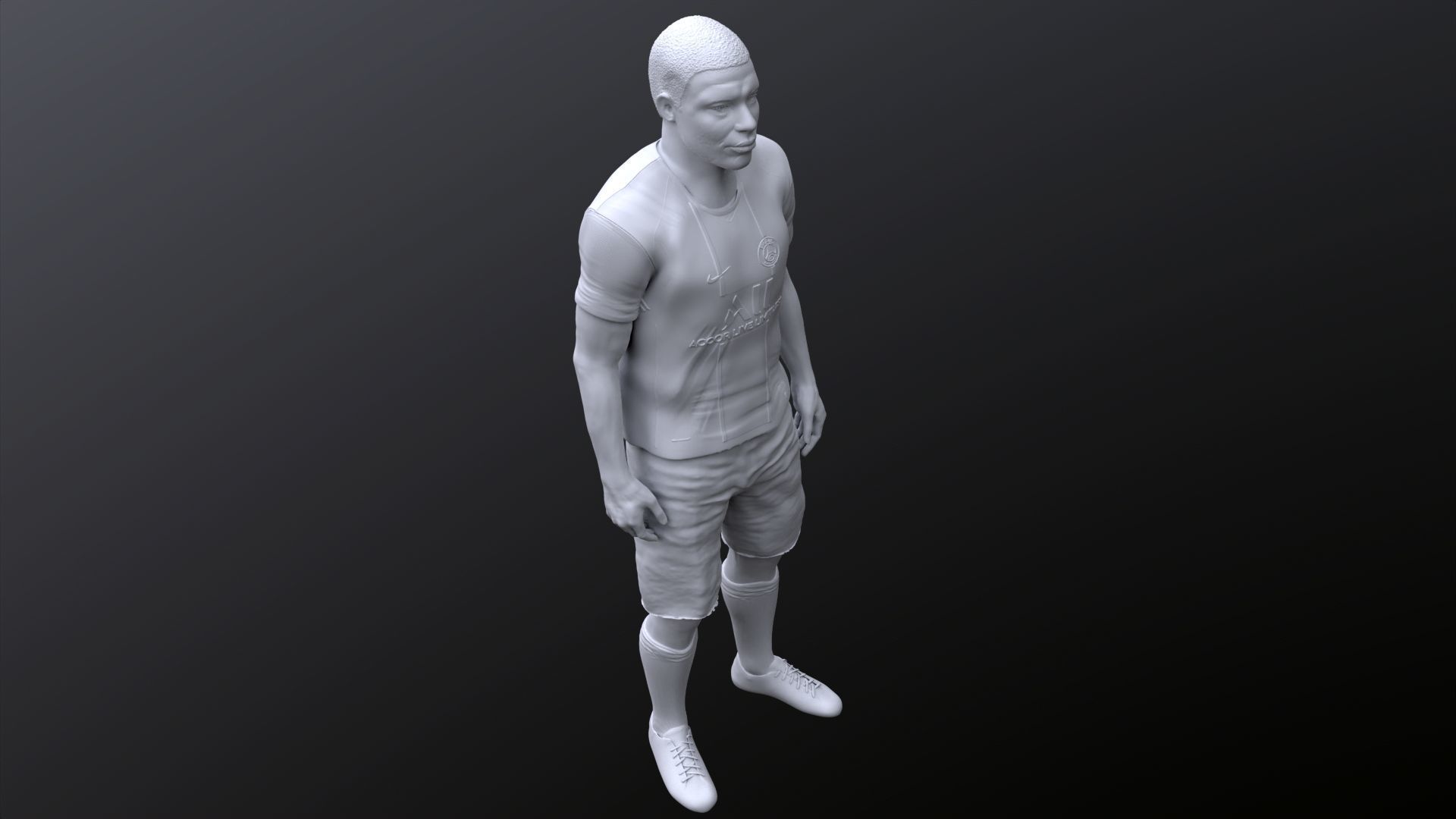 Kylian Mbappe Printable 3D model 3D printable | CGTrader