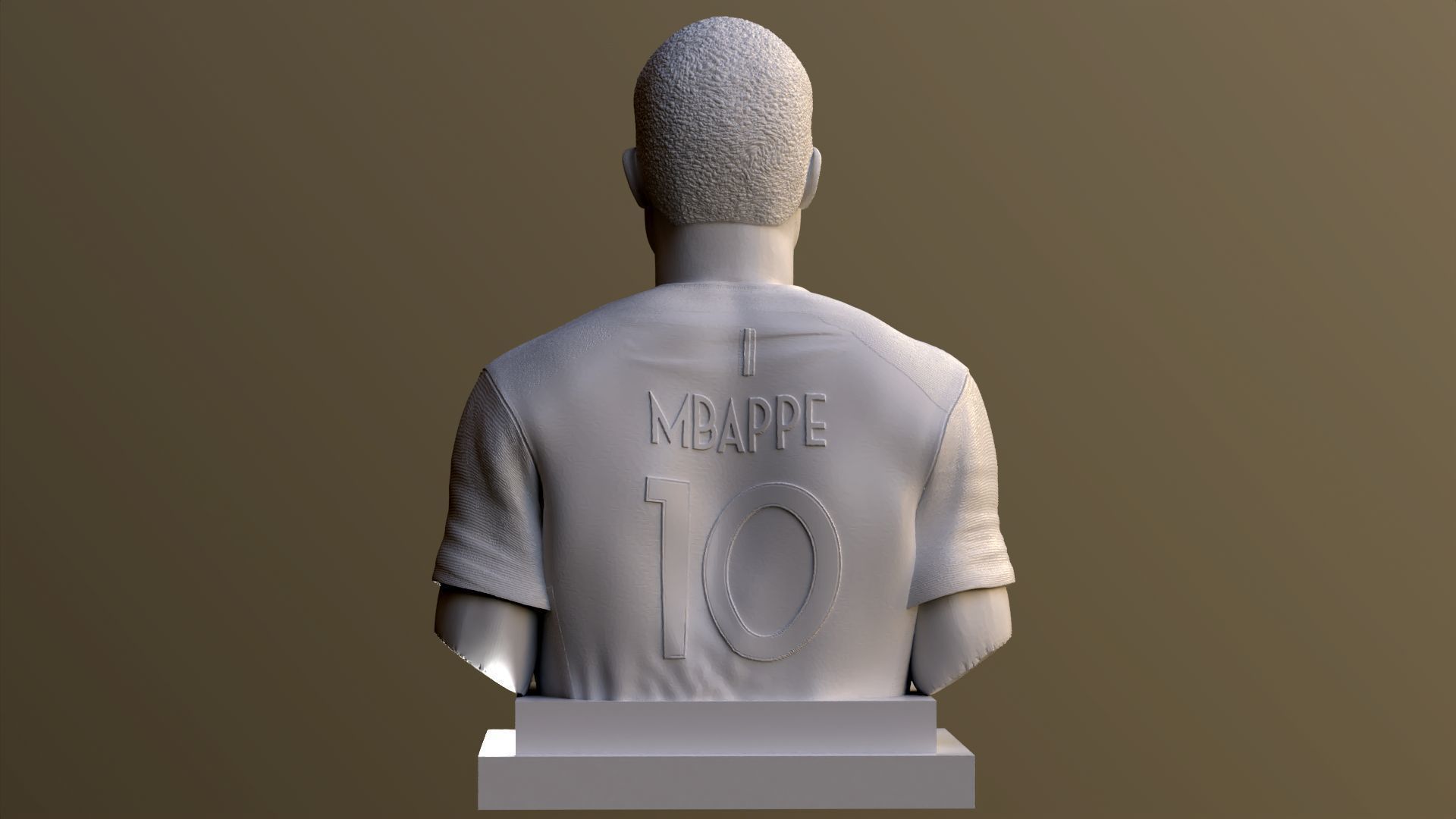 Kylian Mbappe Printable 3D model 3D printable | CGTrader