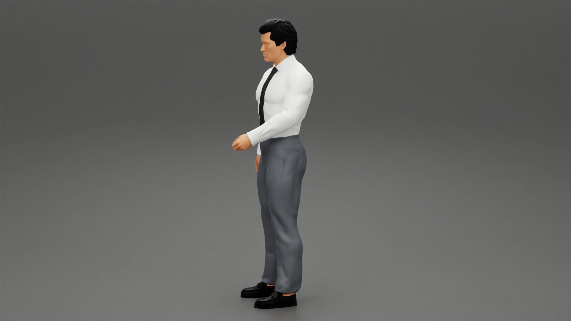 Business man without jacket 3D model 3D printable | CGTrader