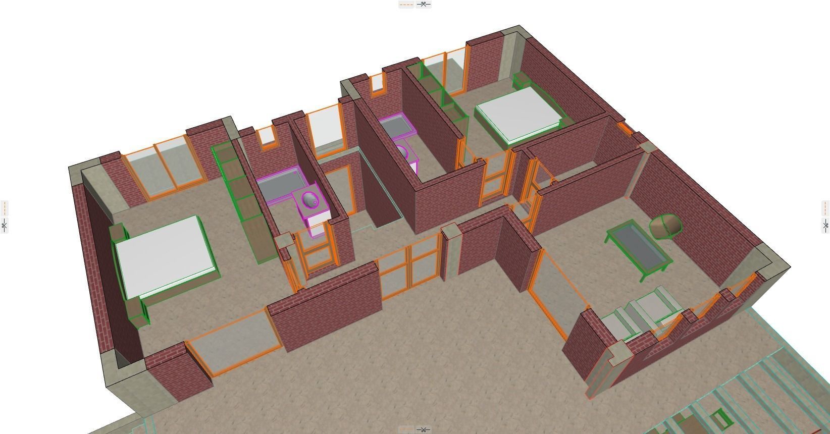 2 STORY HOUSE WITH BASEMENT for Archicad dwg obj fbx ifc skp 3D model ...