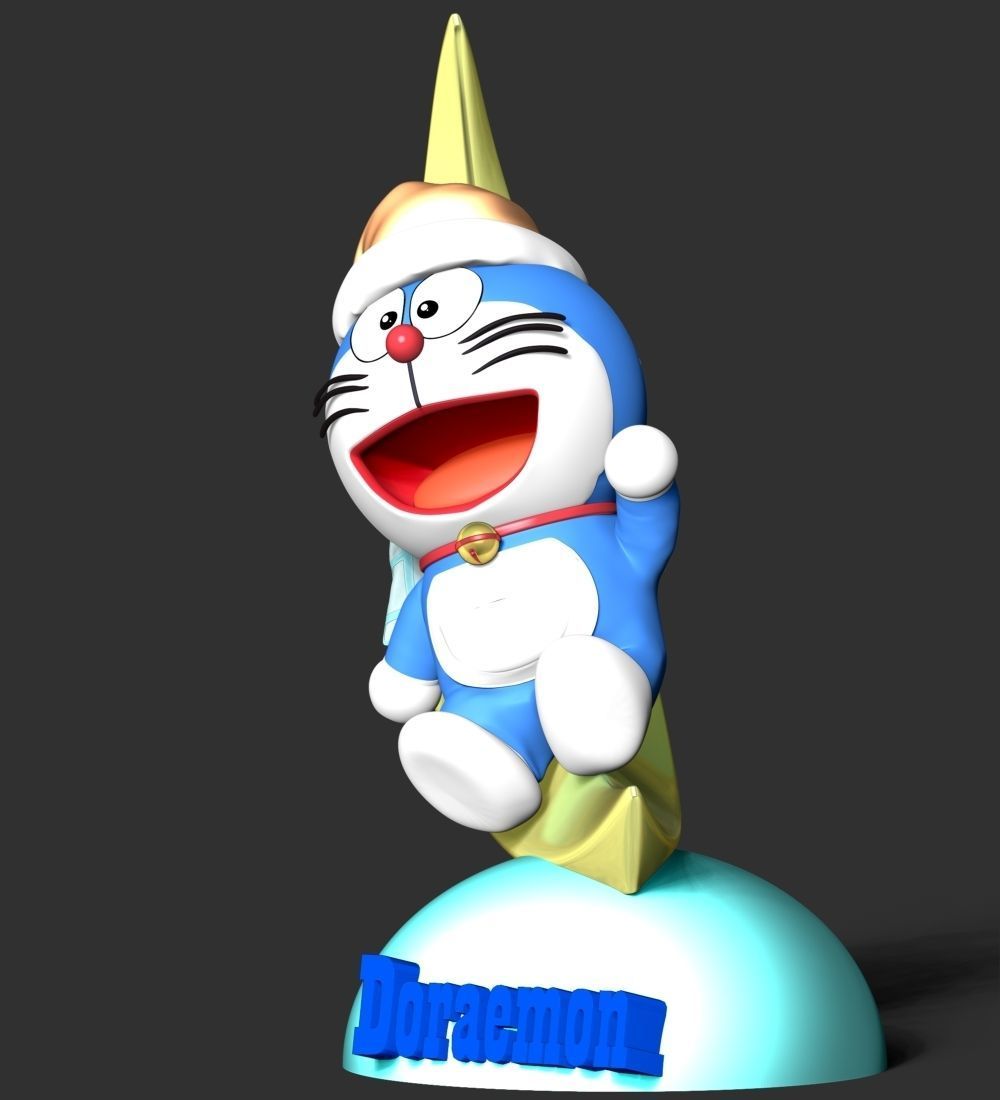 Doraemon - Winter 3D model 3D printable | CGTrader
