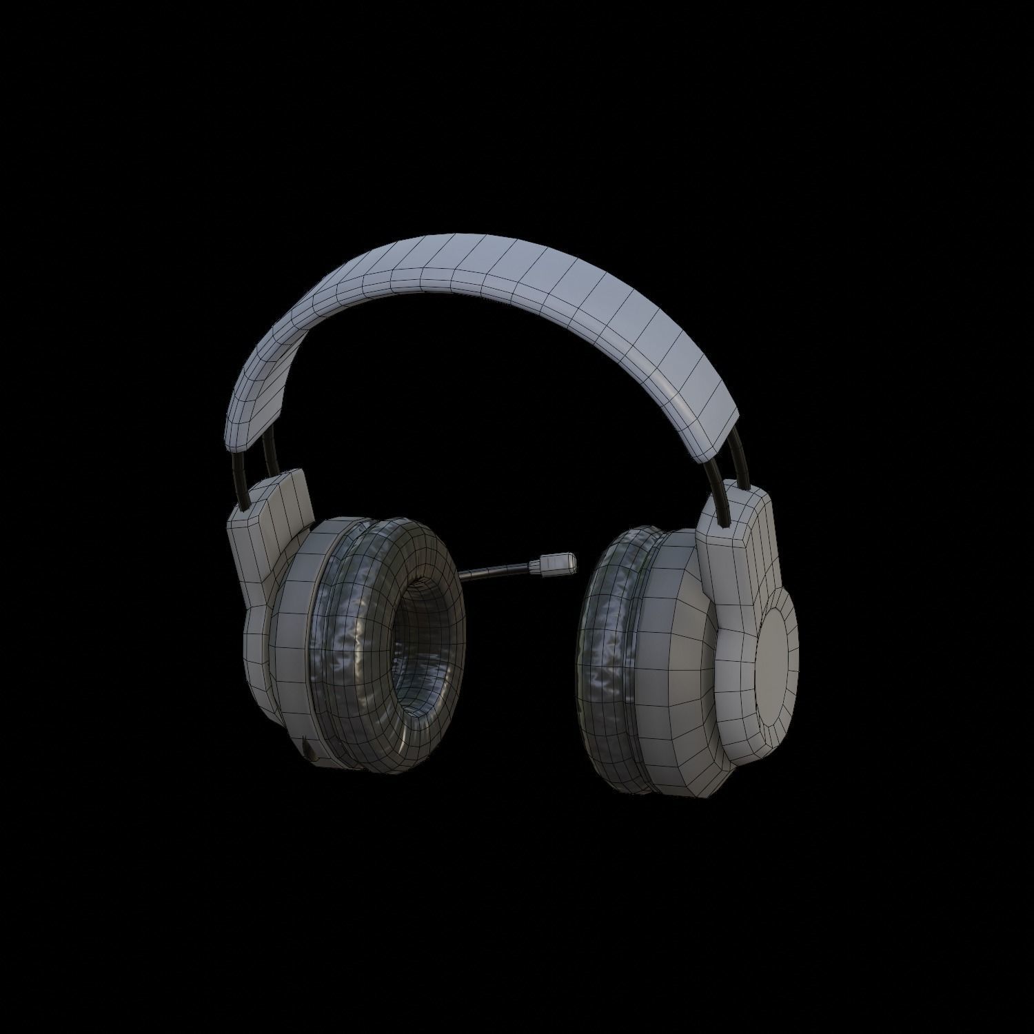 3D model Low-poly Simple Headphones VR / AR / low-poly | CGTrader