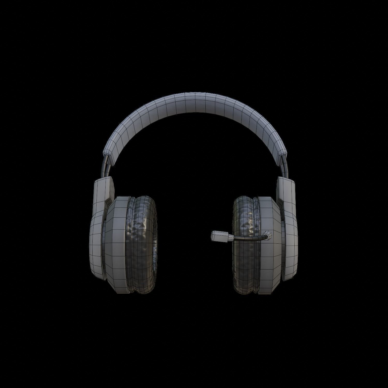 3D model Low-poly Simple Headphones VR / AR / low-poly | CGTrader