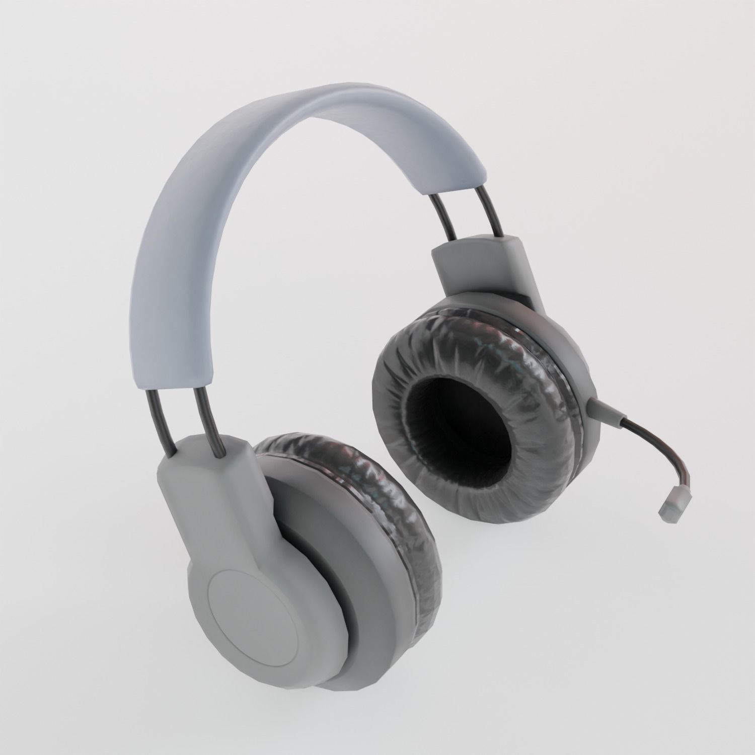 3D model Low-poly Simple Headphones VR / AR / low-poly | CGTrader