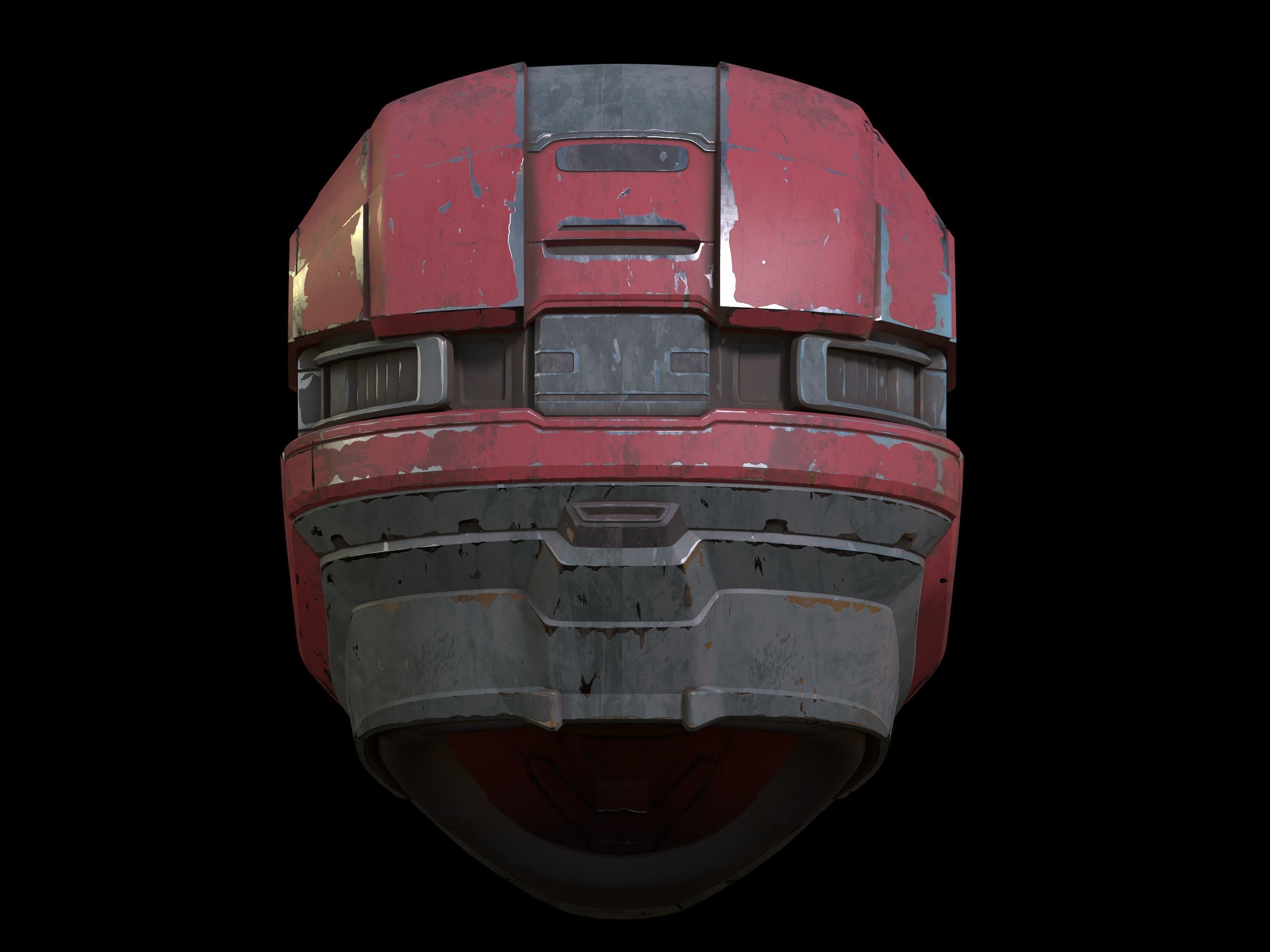 Halo Volant Helmet With Attachments 3d Print File 3d Model 3d Printable