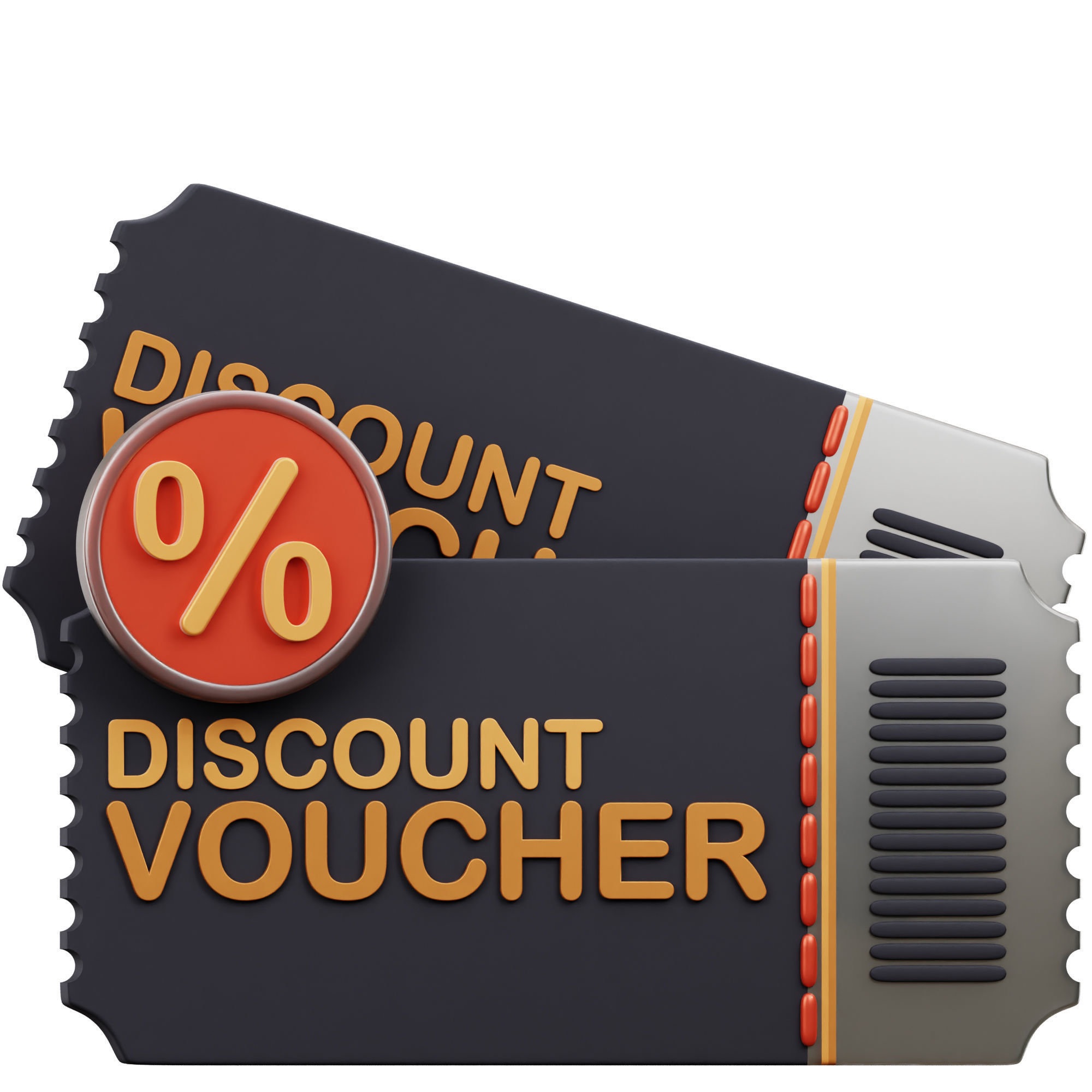 3D model Voucher Discount 3D Icon VR / AR / low-poly | CGTrader