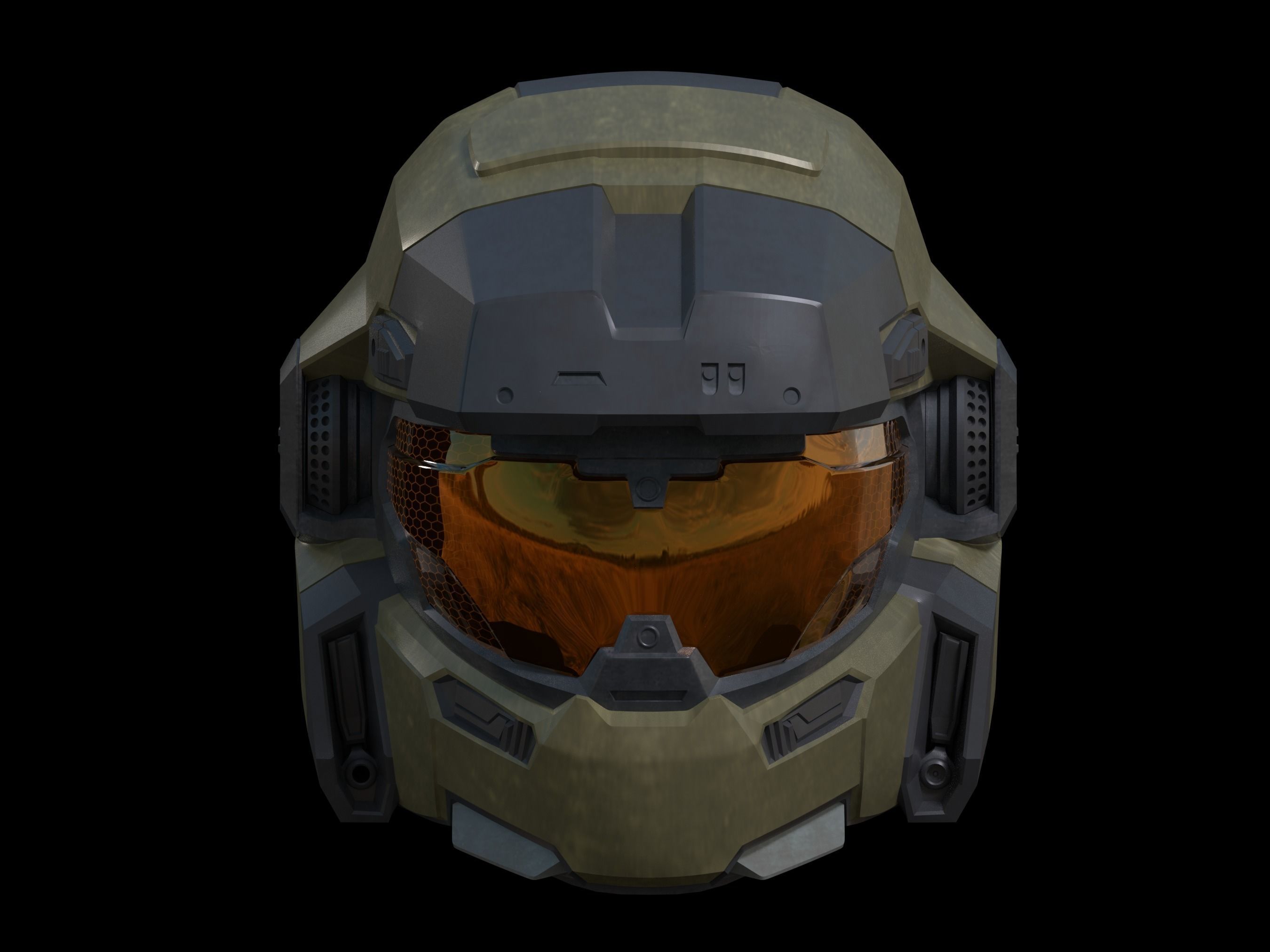 HALO Grenadier helmet 3d print file 3D model 3D printable | CGTrader