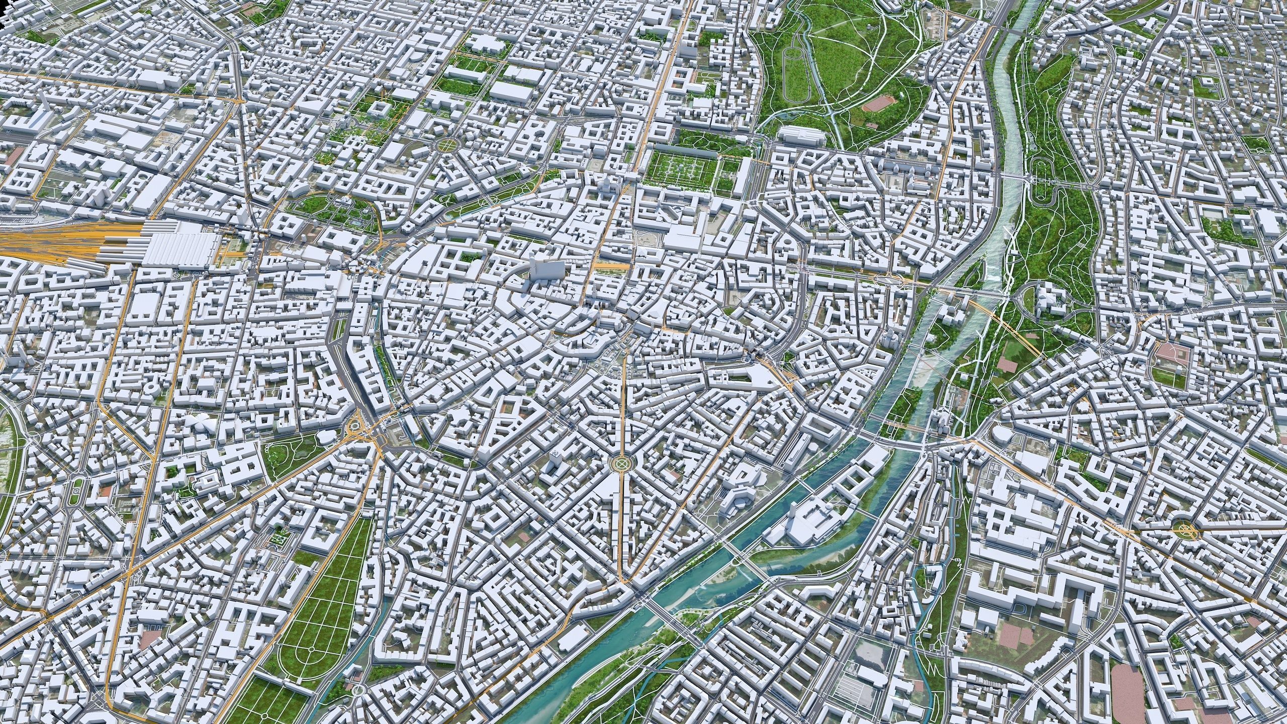 3D model Munich Downtown Germany VR / AR / low-poly | CGTrader