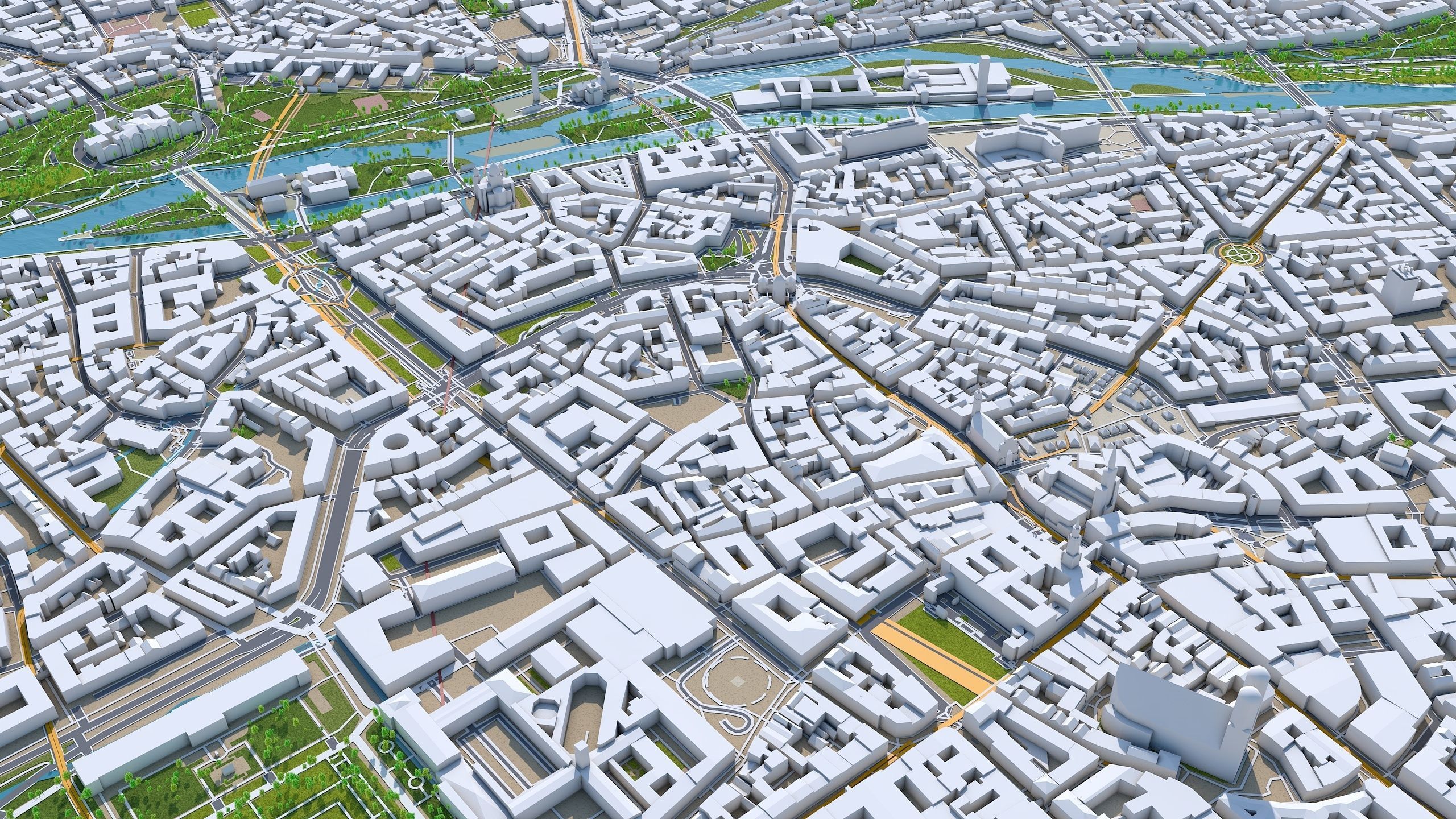 3D model Munich Downtown Germany VR / AR / low-poly | CGTrader