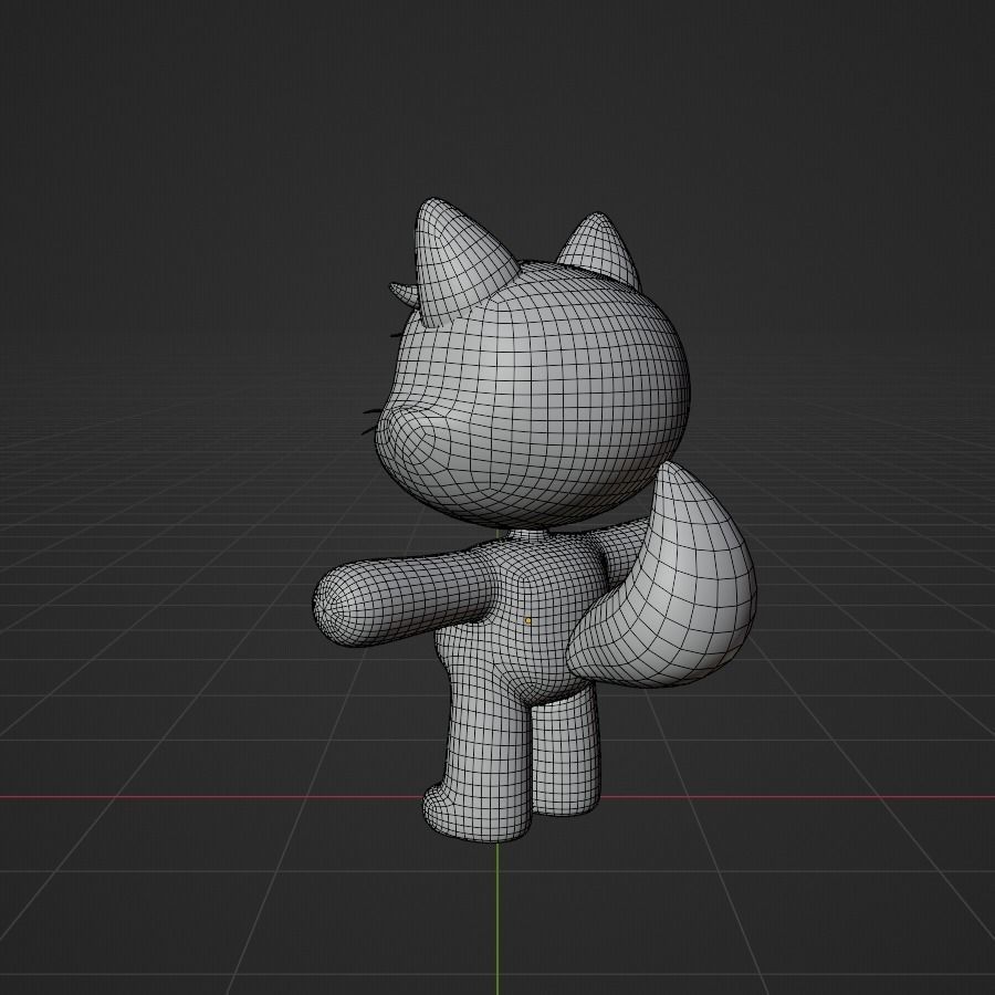 Cute Cartoon Fox 3D model | CGTrader