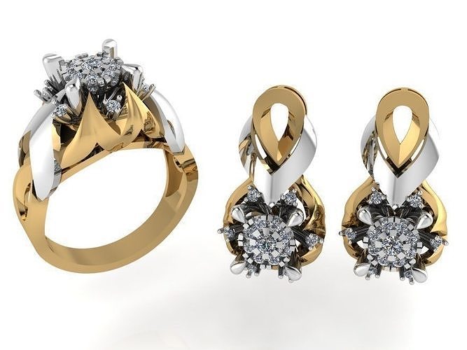 Diamond collection 2451 3D print model 3D model 3D printable | CGTrader