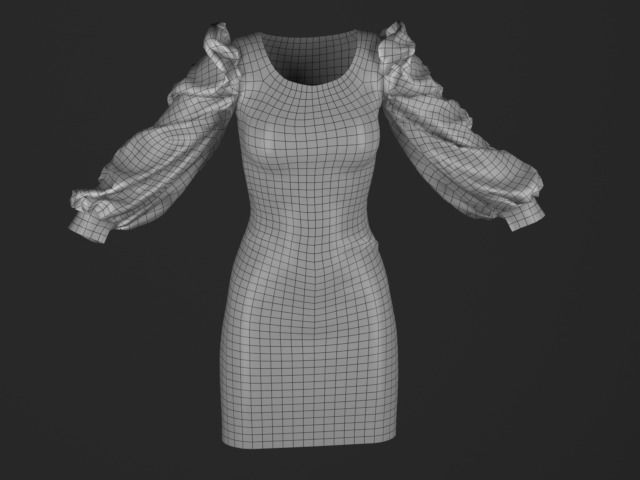 3D model Women cloth VR / AR / low-poly | CGTrader