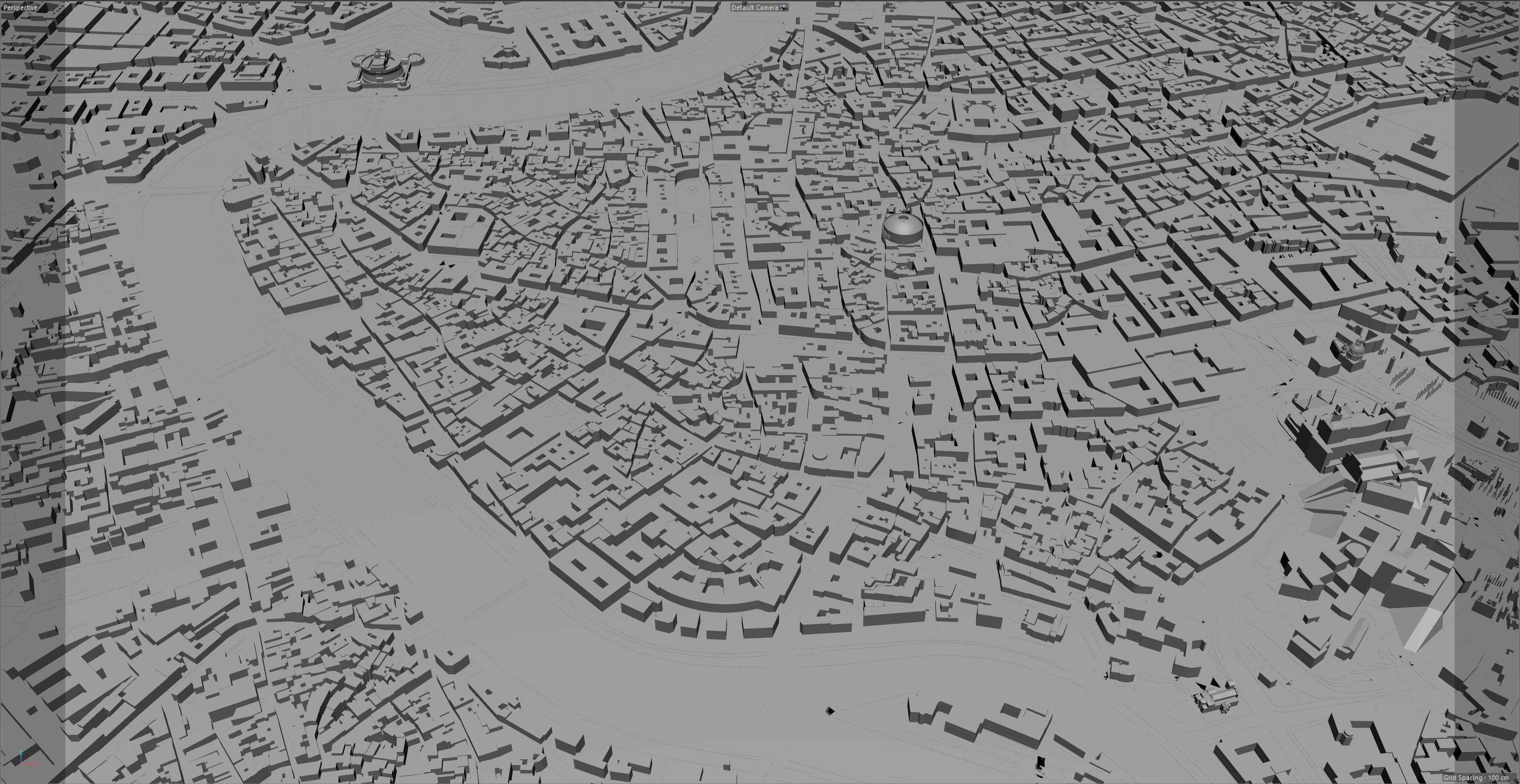 3D model Rome Downtown Italy VR / AR / low-poly | CGTrader