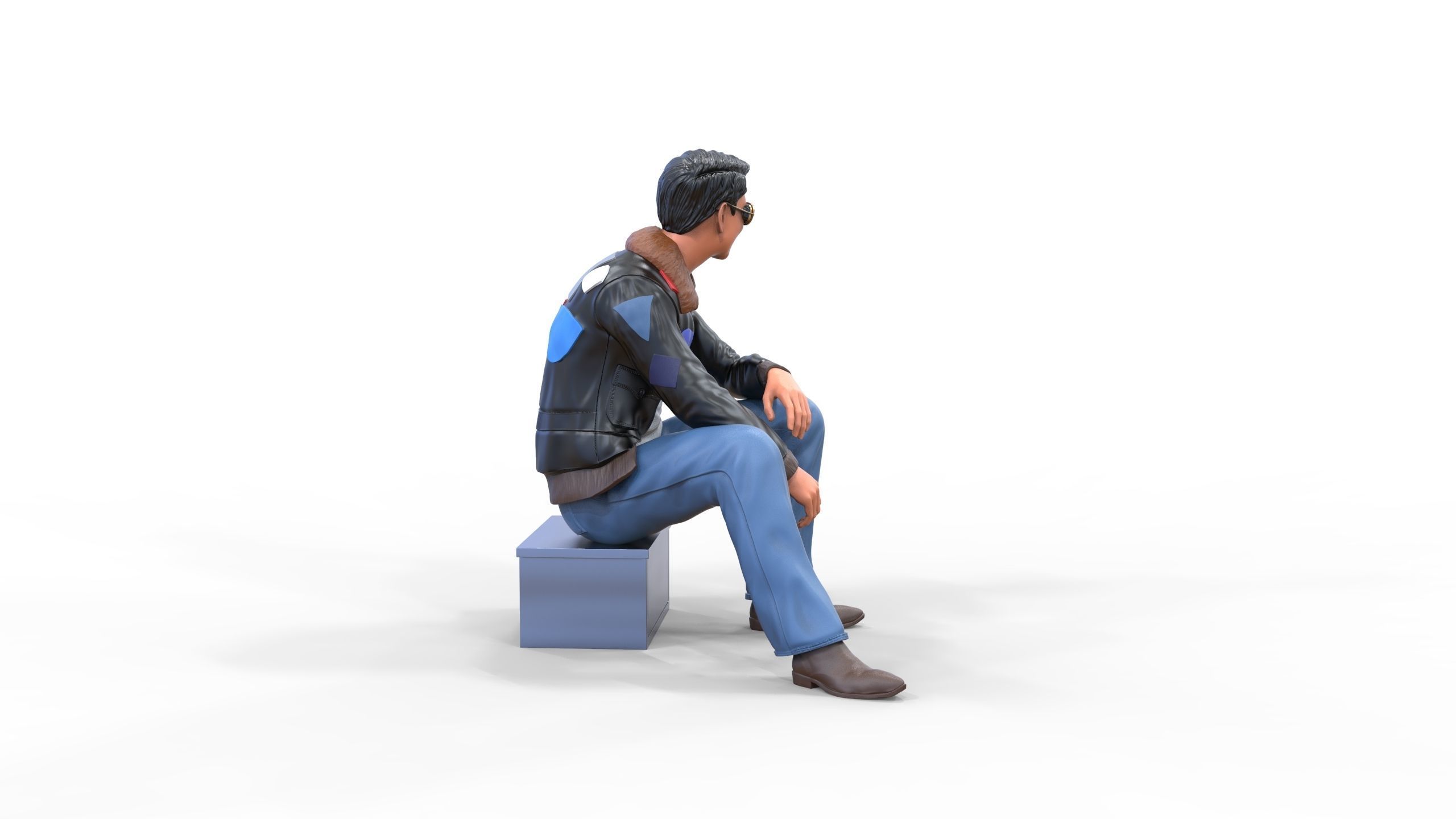 Tom Cruise Top Gun 3D model 3D printable | CGTrader