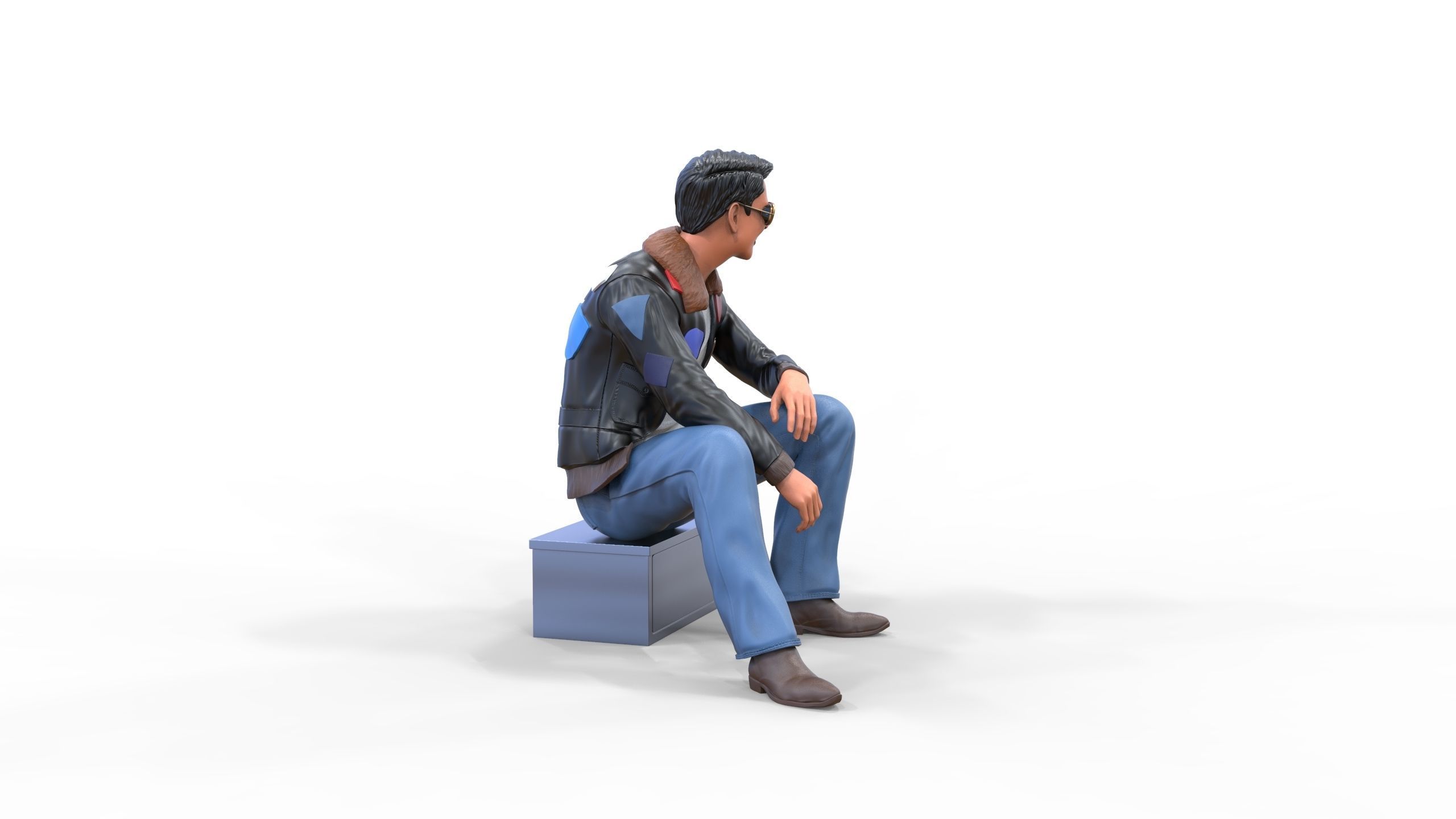 Tom Cruise Top Gun 3D model 3D printable | CGTrader