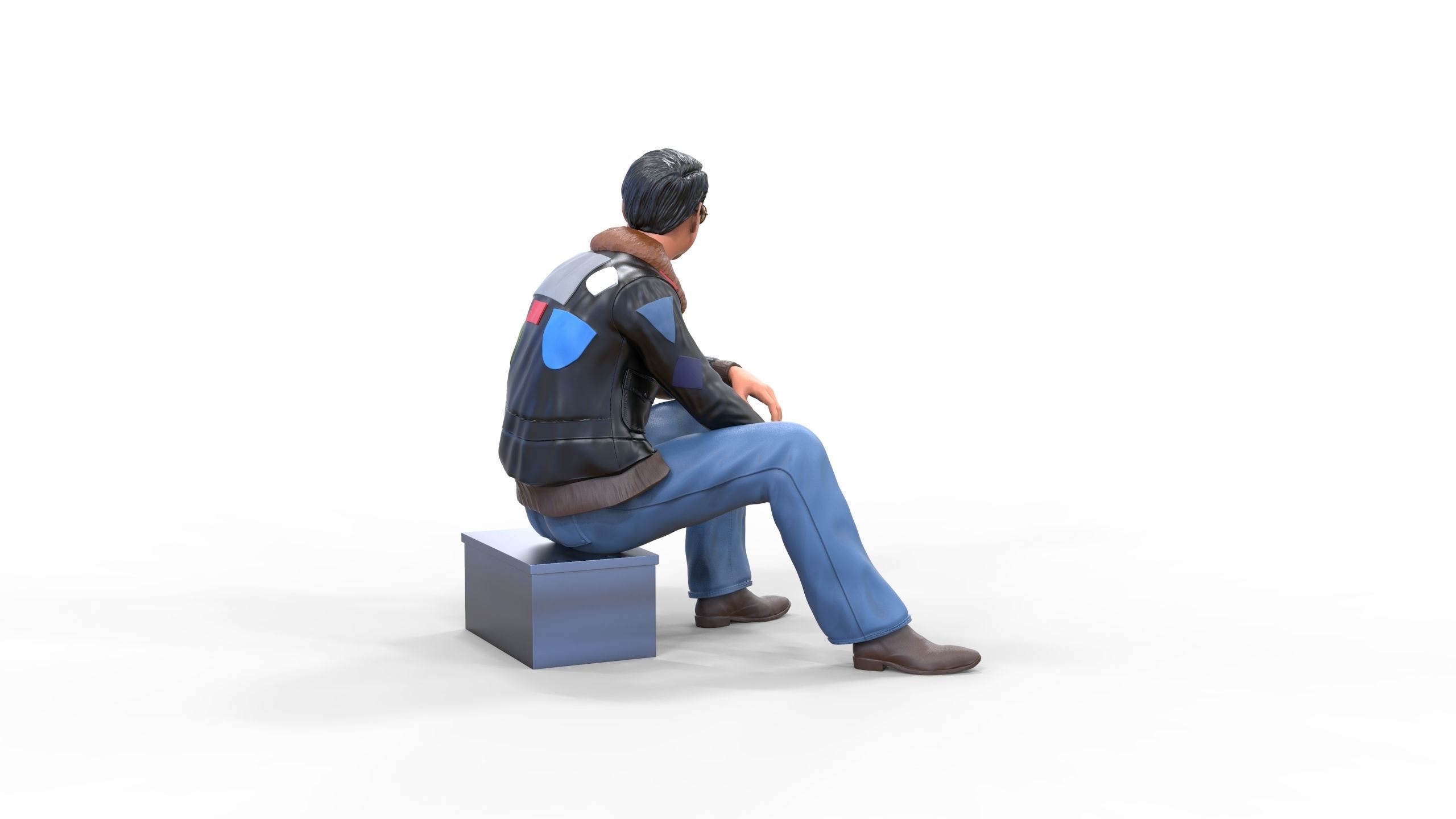 Tom Cruise Top Gun 3D model 3D printable | CGTrader