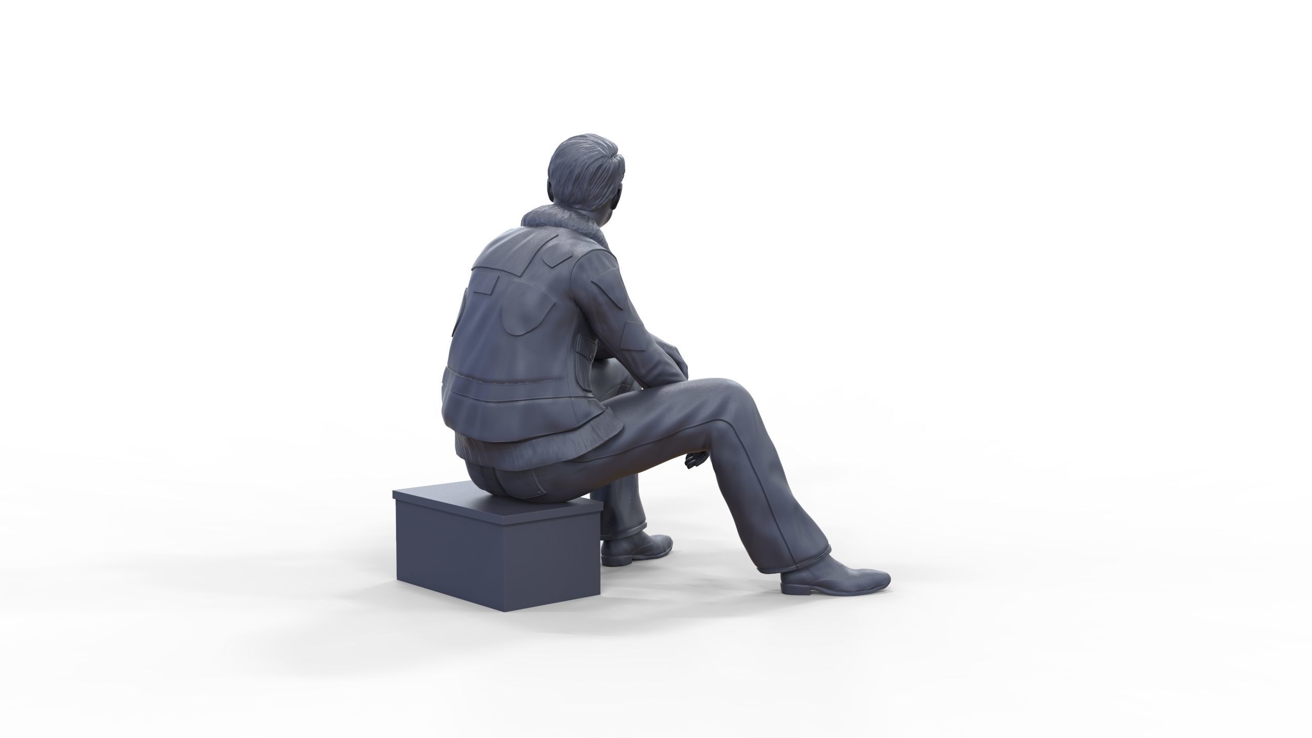 Tom Cruise Top Gun 3D model 3D printable | CGTrader